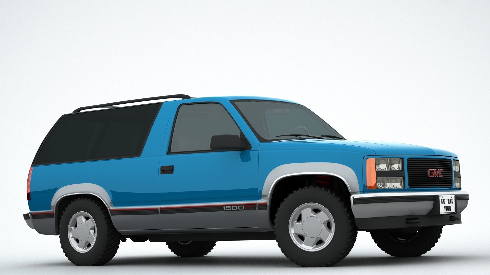 GMC Yukon 1992 3D model | CGTrader