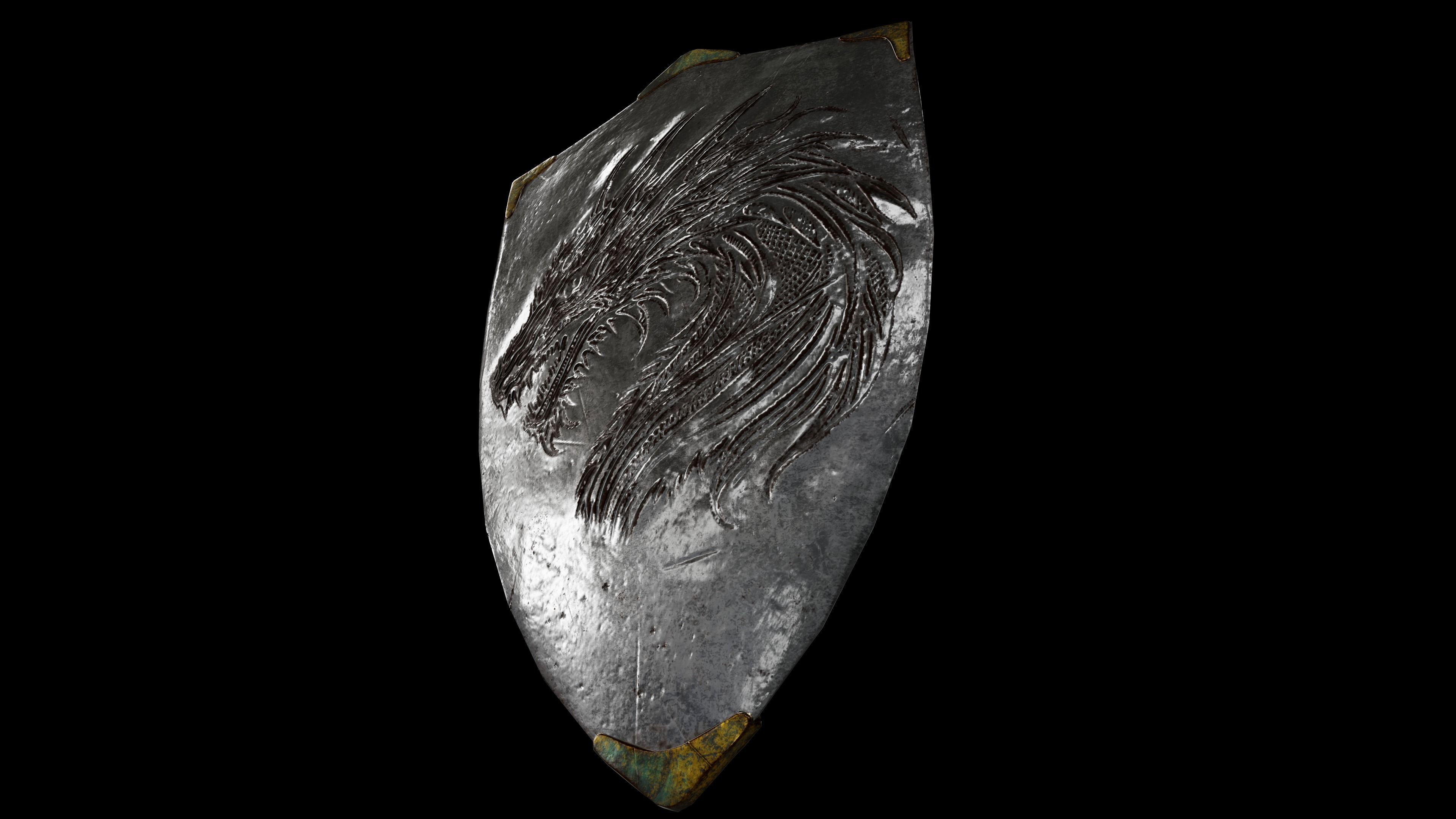 Metal shield free free VR / AR / low-poly 3D model | CGTrader