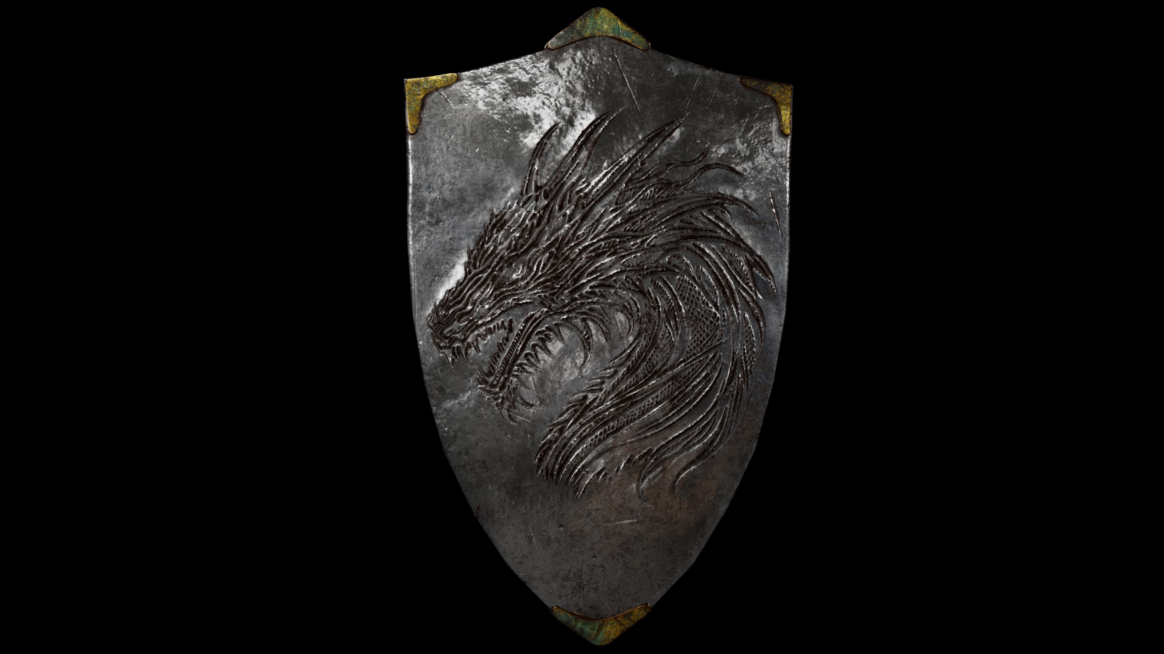 Metal shield free free VR / AR / low-poly 3D model | CGTrader