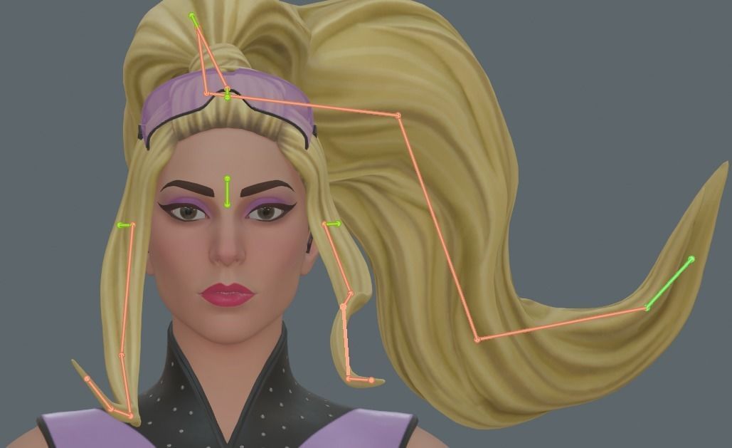 3D model Enigmatic and Chromatica Armor Gaga - Fortnite VR / AR / low ...