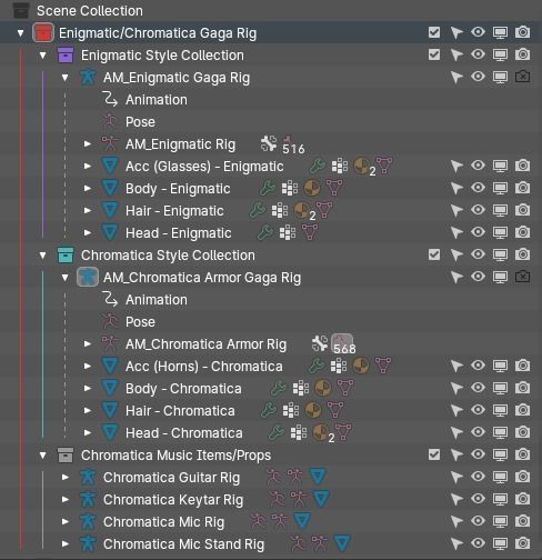 3D model Enigmatic and Chromatica Armor Gaga - Fortnite VR / AR / low ...