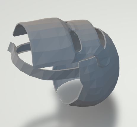 RUST Metal Facemask Helmet 3D model 3D printable | CGTrader