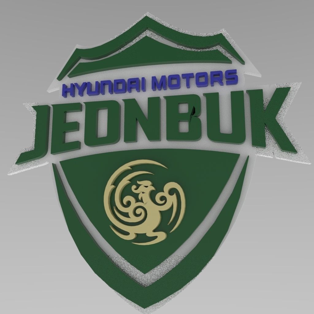 K League 1 all logo teams printable and renderable 3D model 3D ...