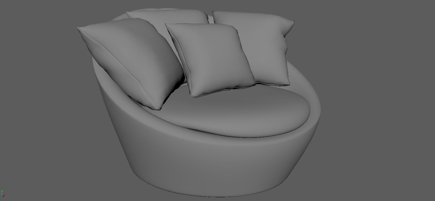 Paxton Fabric Arm Chair 3D model | CGTrader