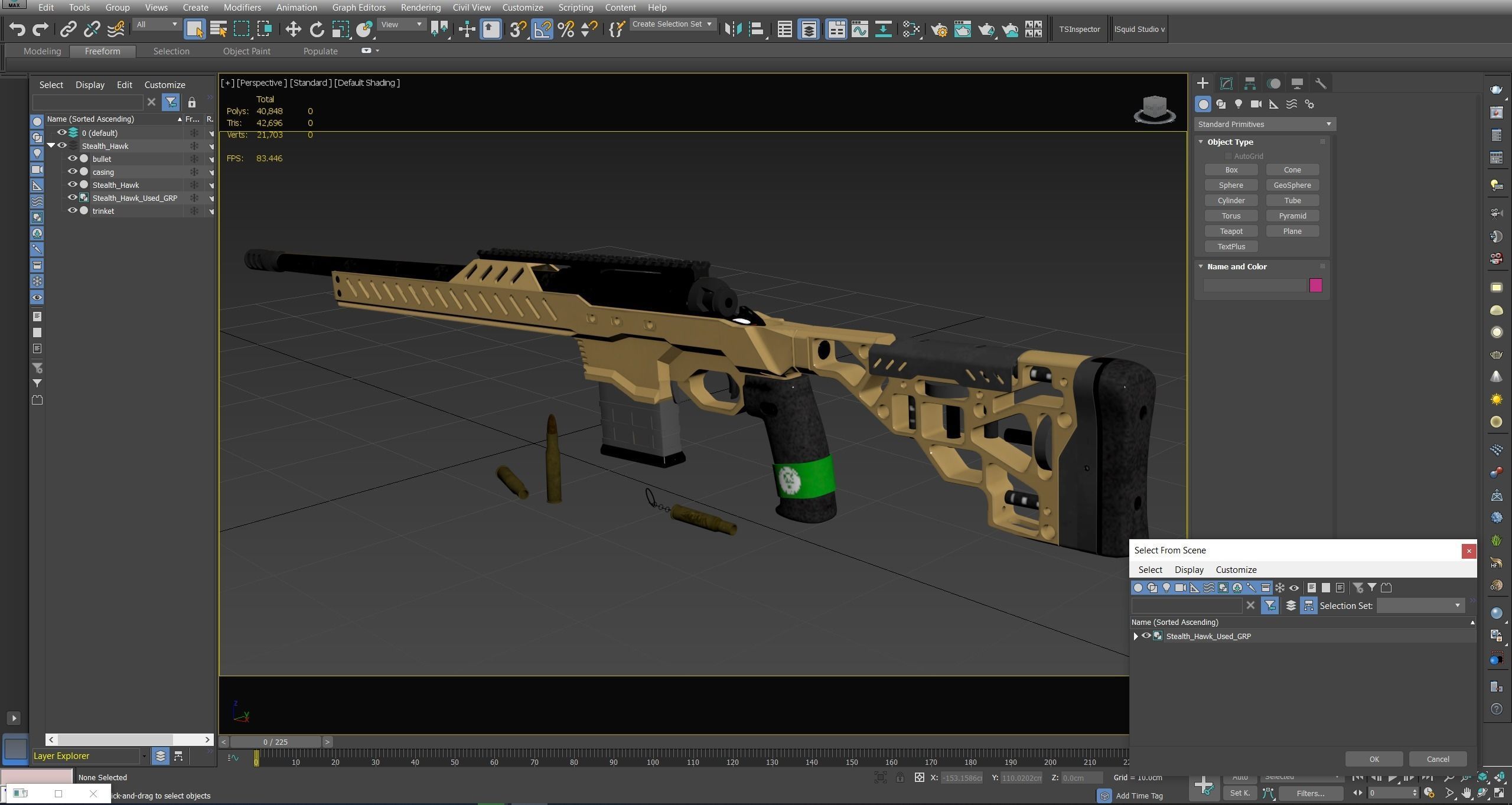 3D model Stealth Hawk VR / AR / low-poly | CGTrader