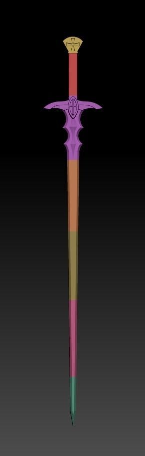 Astolfos Sword 3D Model Fate Replica for Cosplay and Collection 3D ...