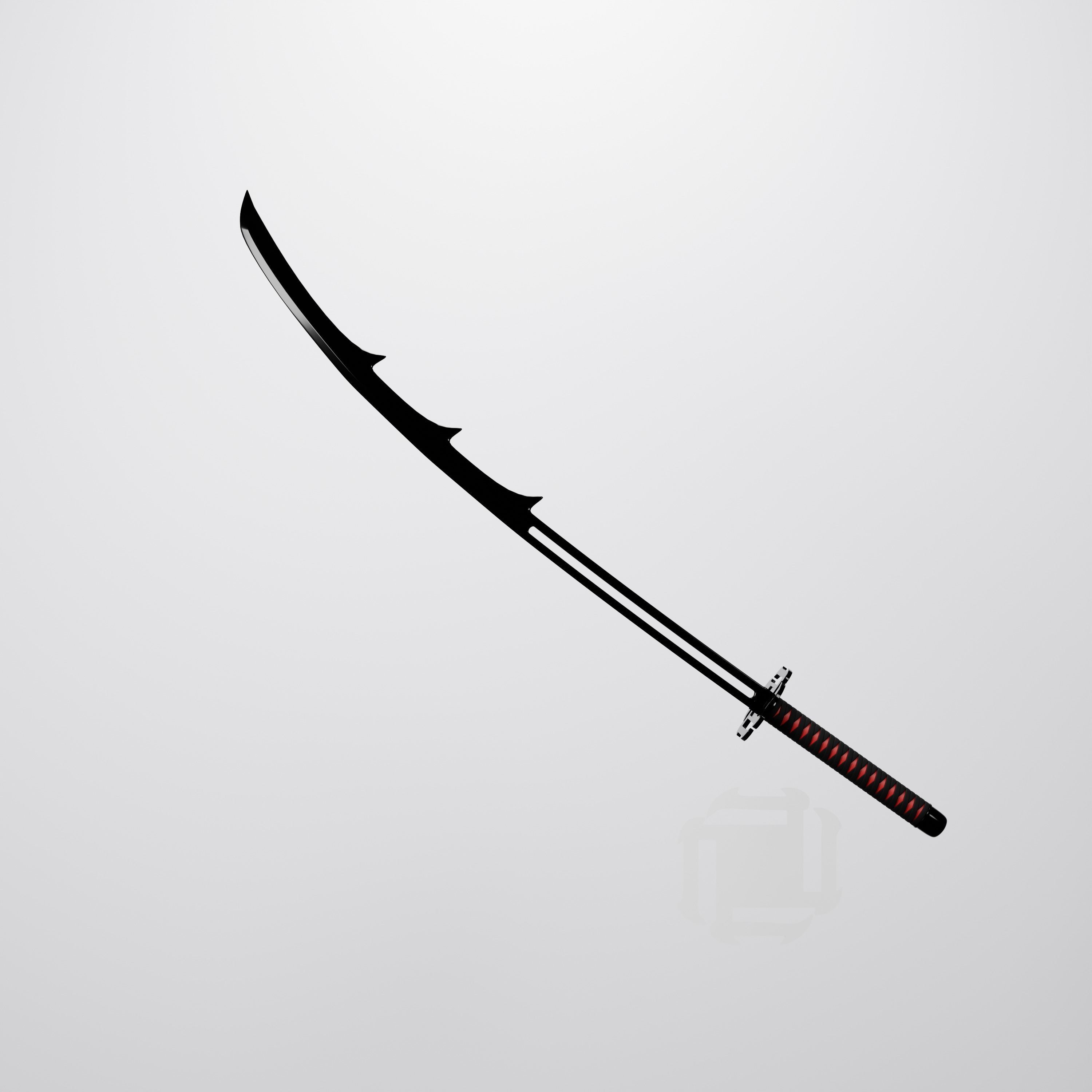 Bleach - Ichigo Sword Bankai Blade Fullbring form tensa zangetsu 3D ...