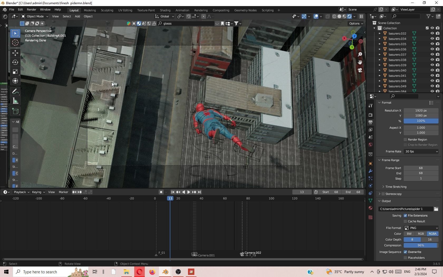 Spiderman Animated File Full Rigged Free Vr Ar Low Poly 3d Model Animated Rigged Cgtrader