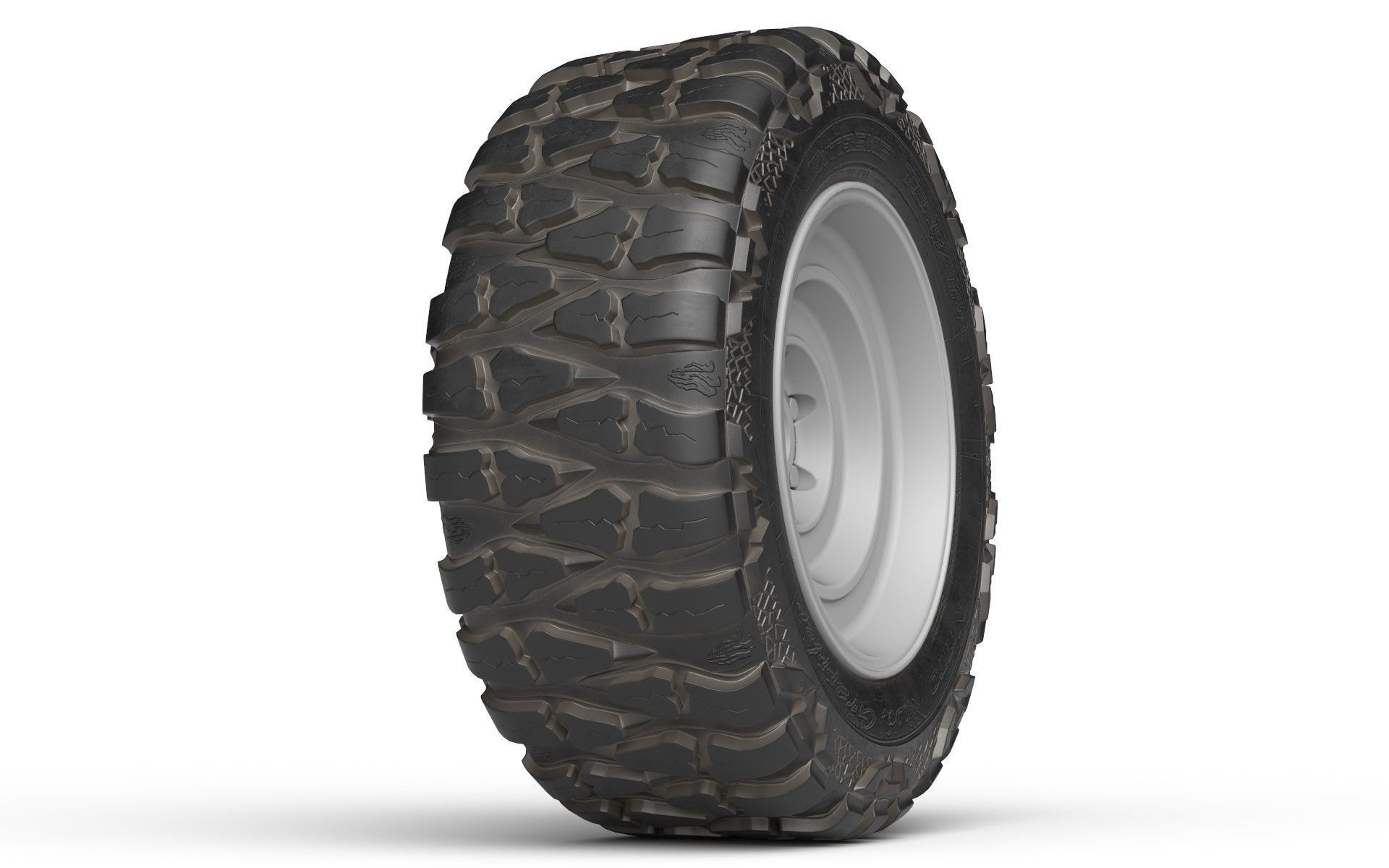 Nitto Mud Grappler 3D model | CGTrader