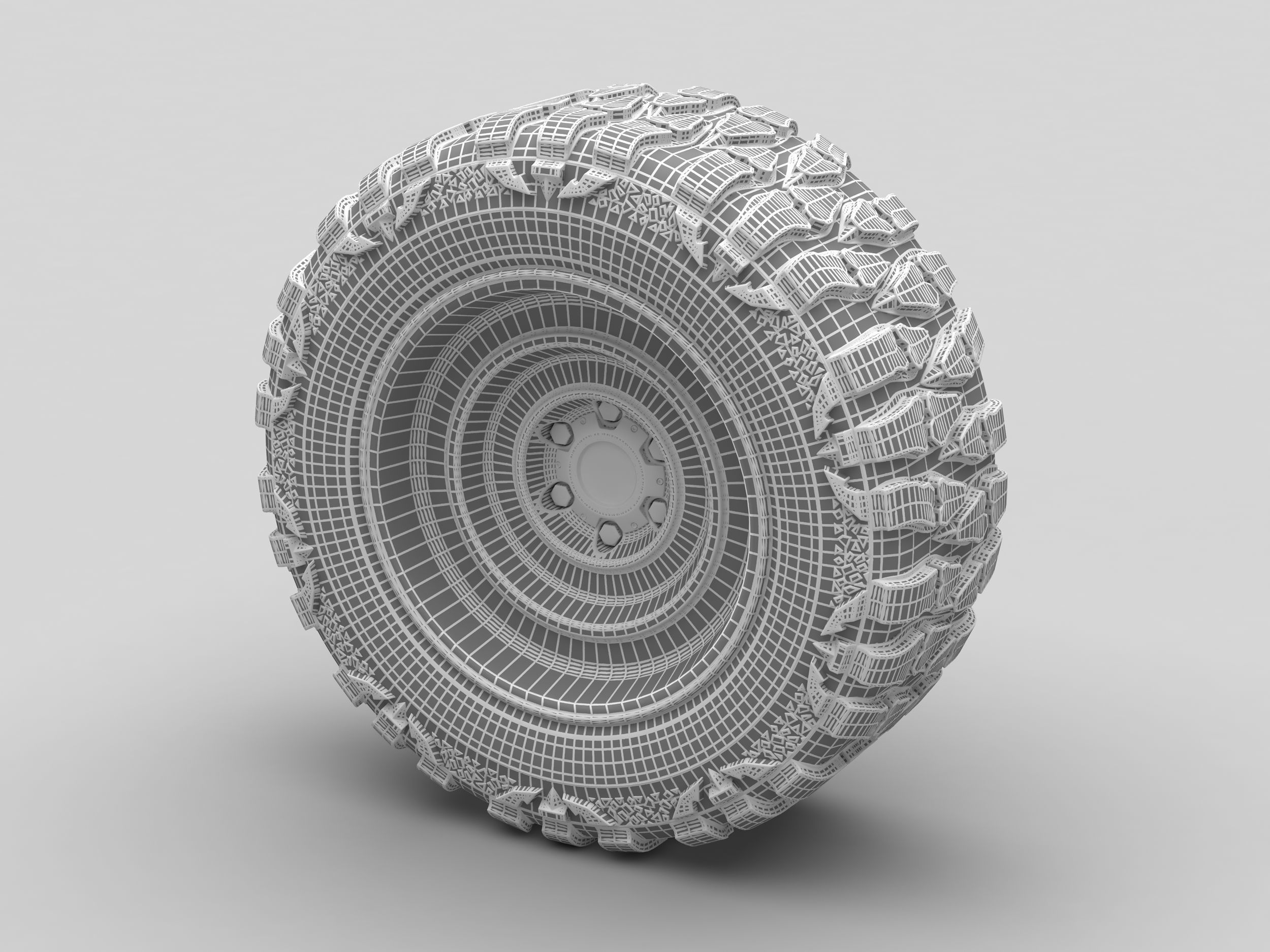 Nitto Mud Grappler 3D model | CGTrader