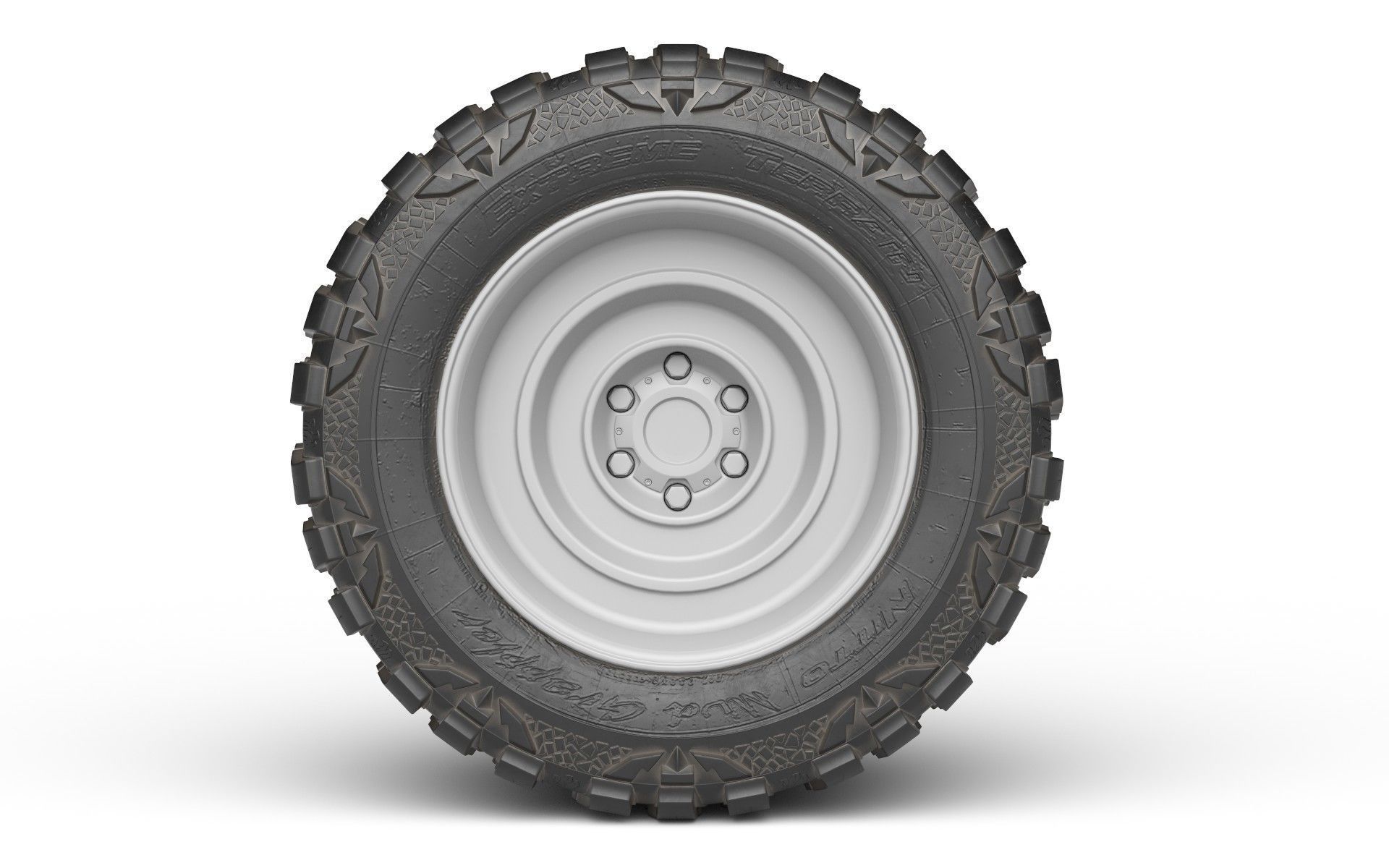 Nitto Mud Grappler 3D model | CGTrader