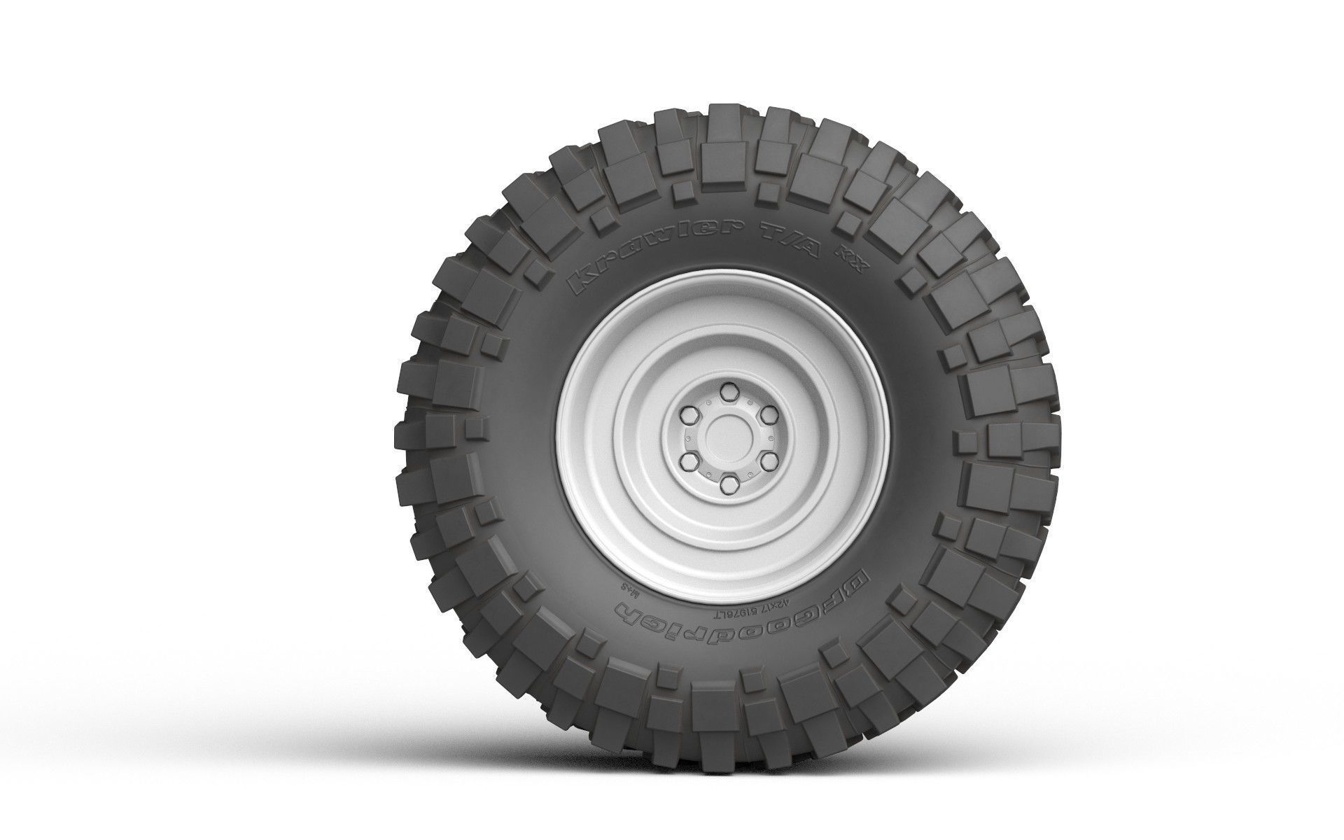 BF Goodrich R17 BFG Krawler TA KX Tire 3D model | CGTrader