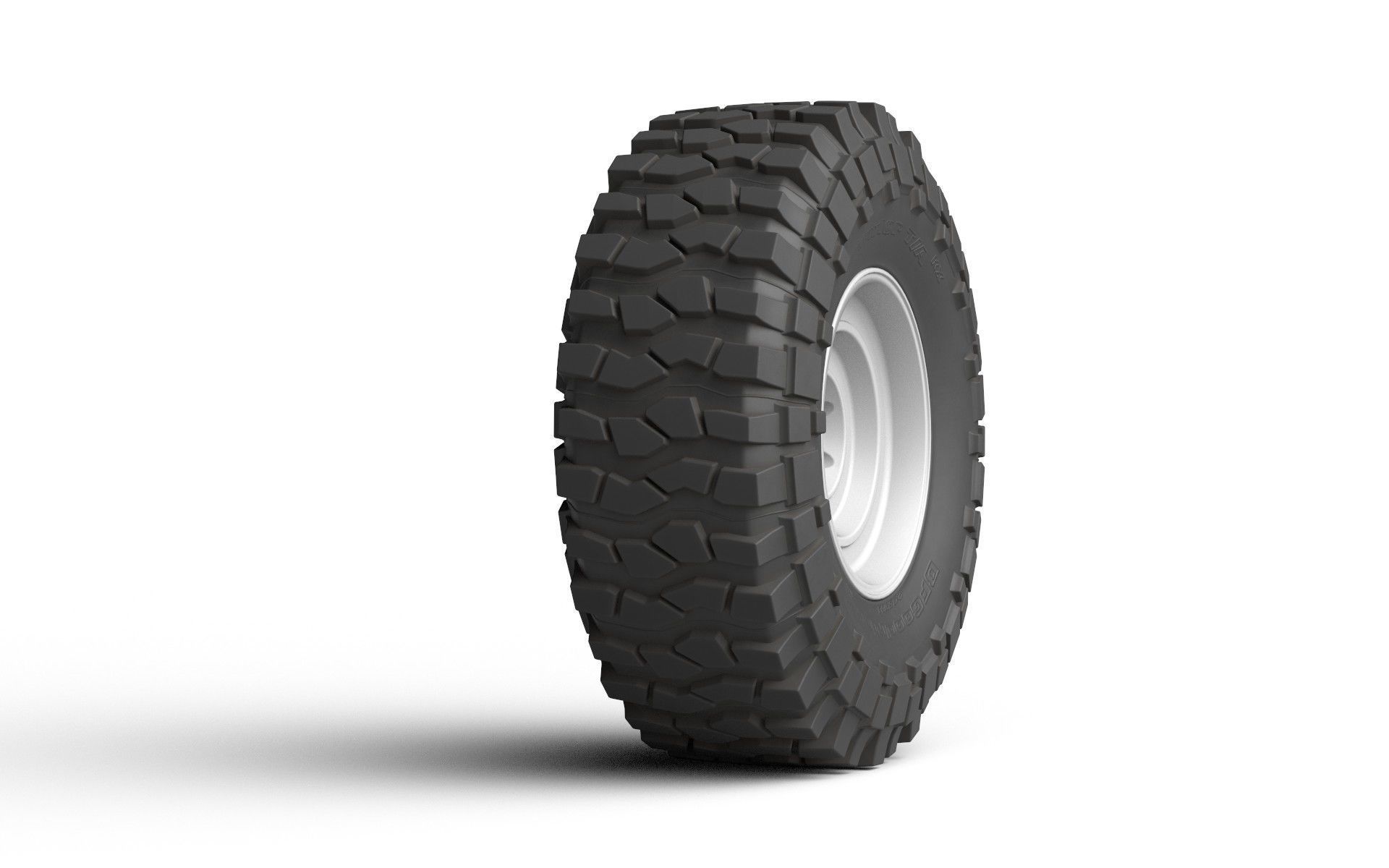 BF Goodrich R17 BFG Krawler TA KX Tire 3D model | CGTrader