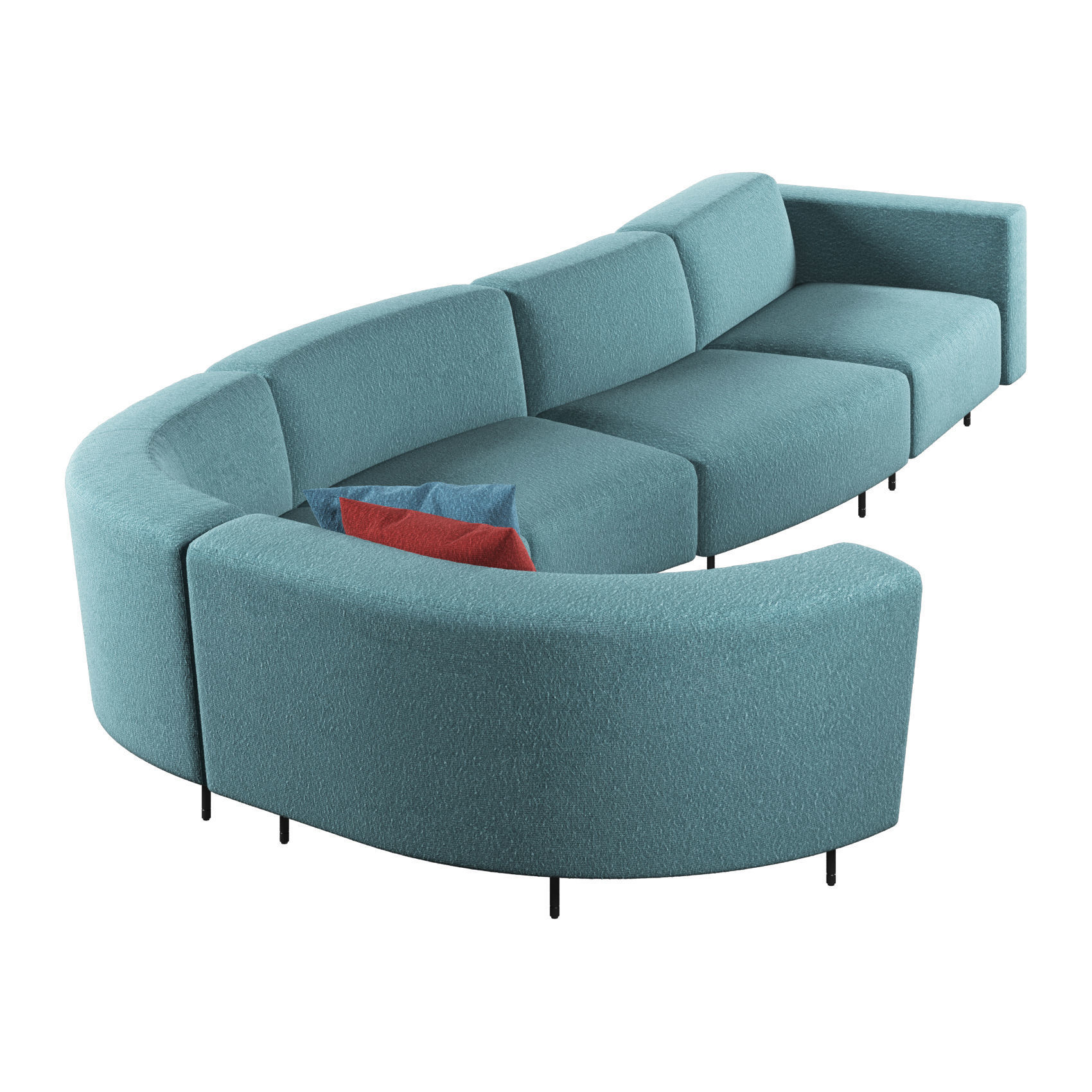 Office sofa Keilhauer Meander 3D model | CGTrader