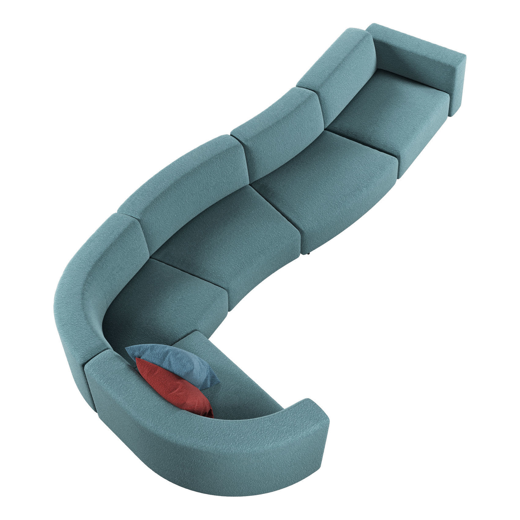 Office sofa Keilhauer Meander 3D model | CGTrader