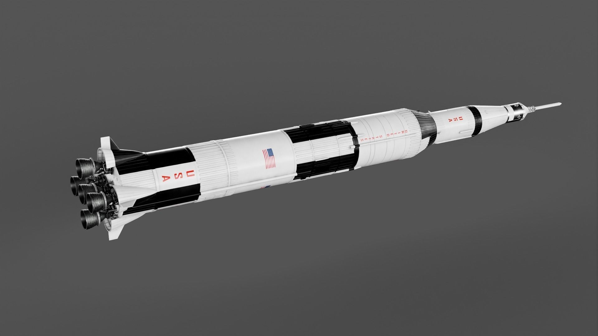 Saturn V 3D model | CGTrader