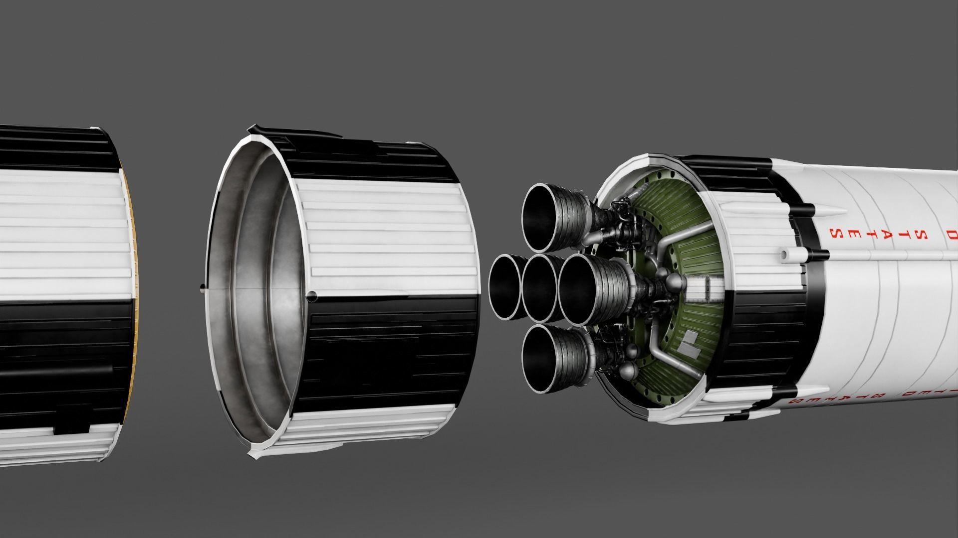 Saturn V 3D model | CGTrader