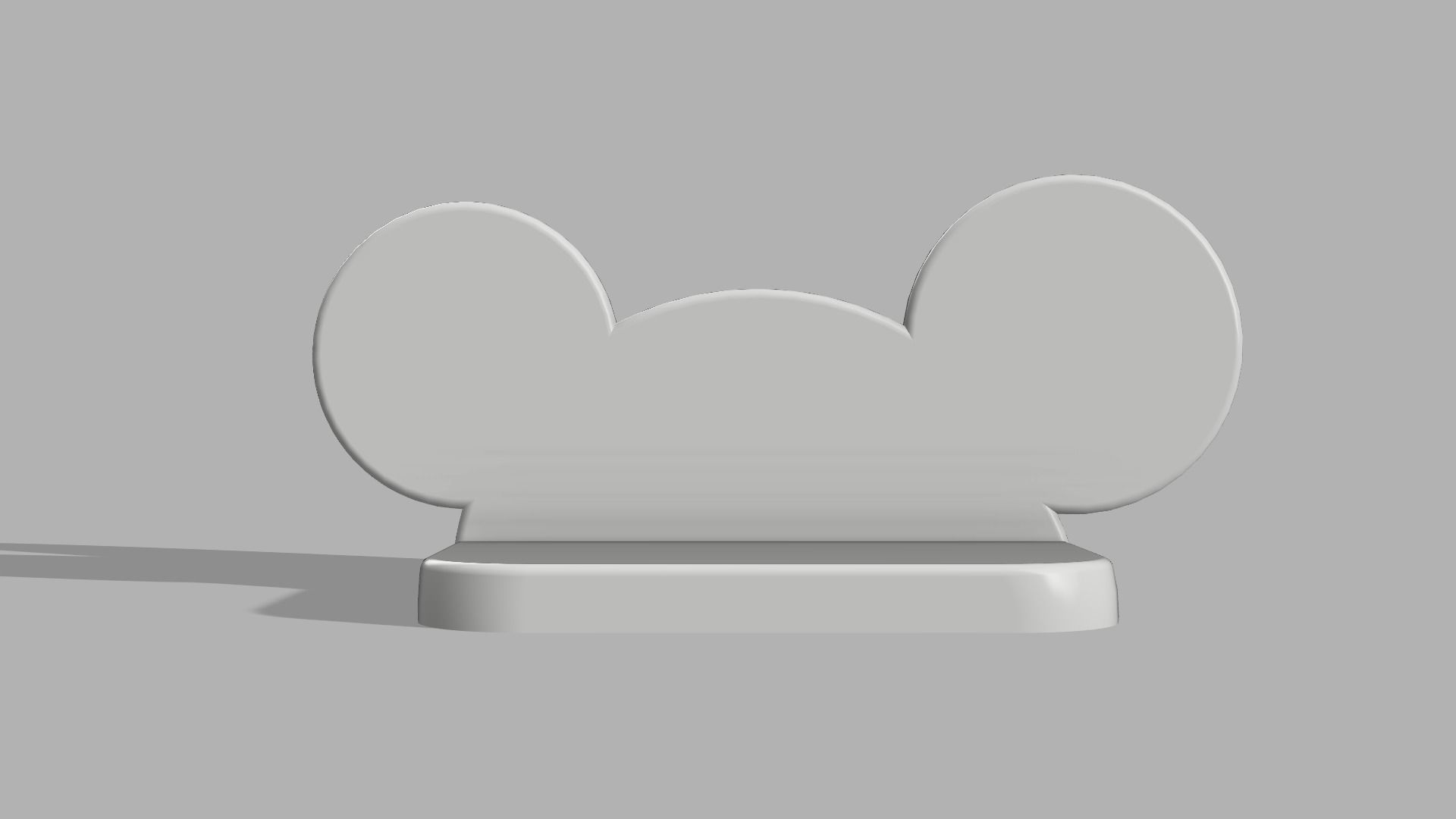 MICKY MOUSE WALL SHELF 3D model 3D printable | CGTrader