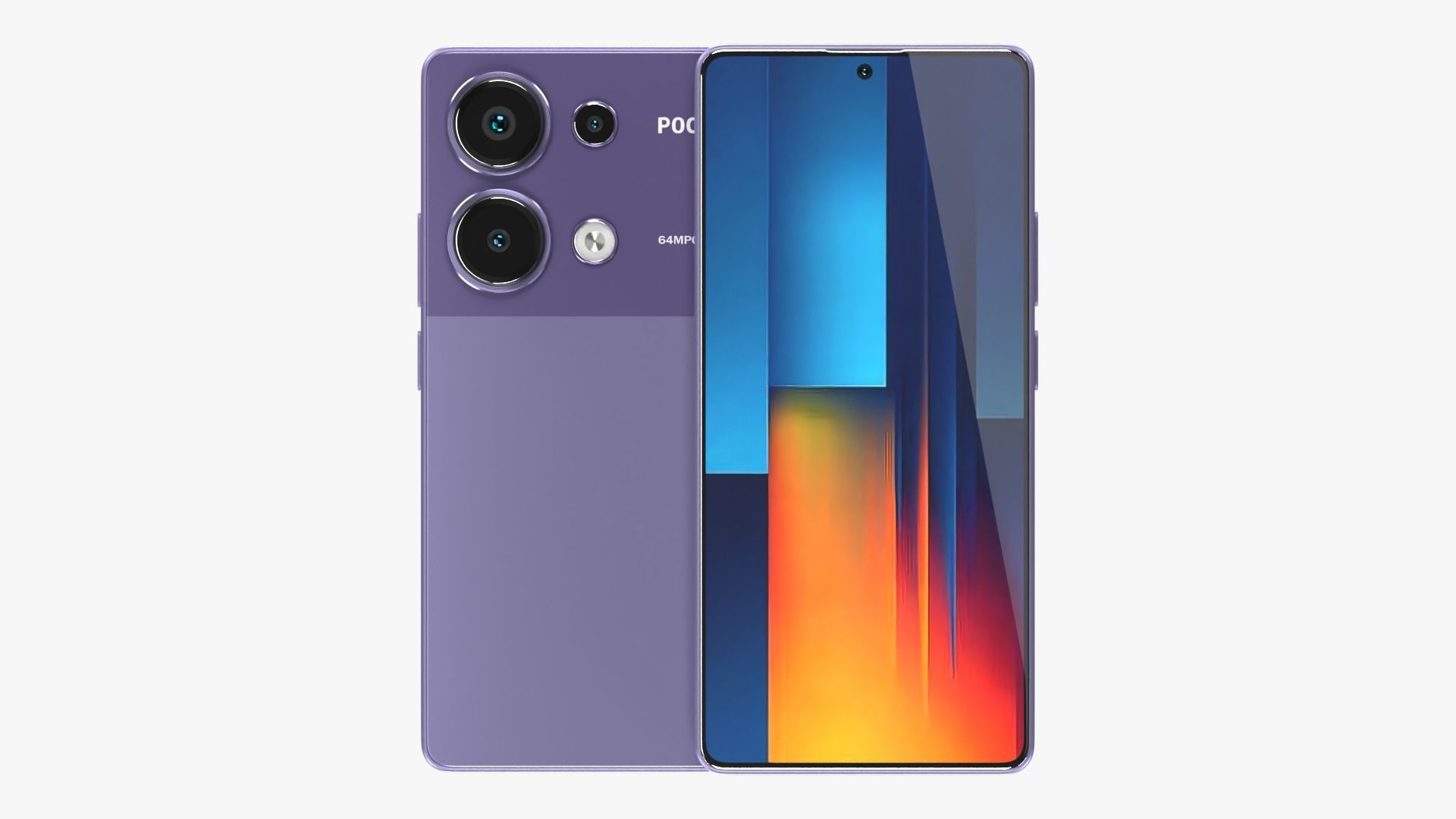 3D model POCO M6 Pro Purple VR / AR / low-poly | CGTrader