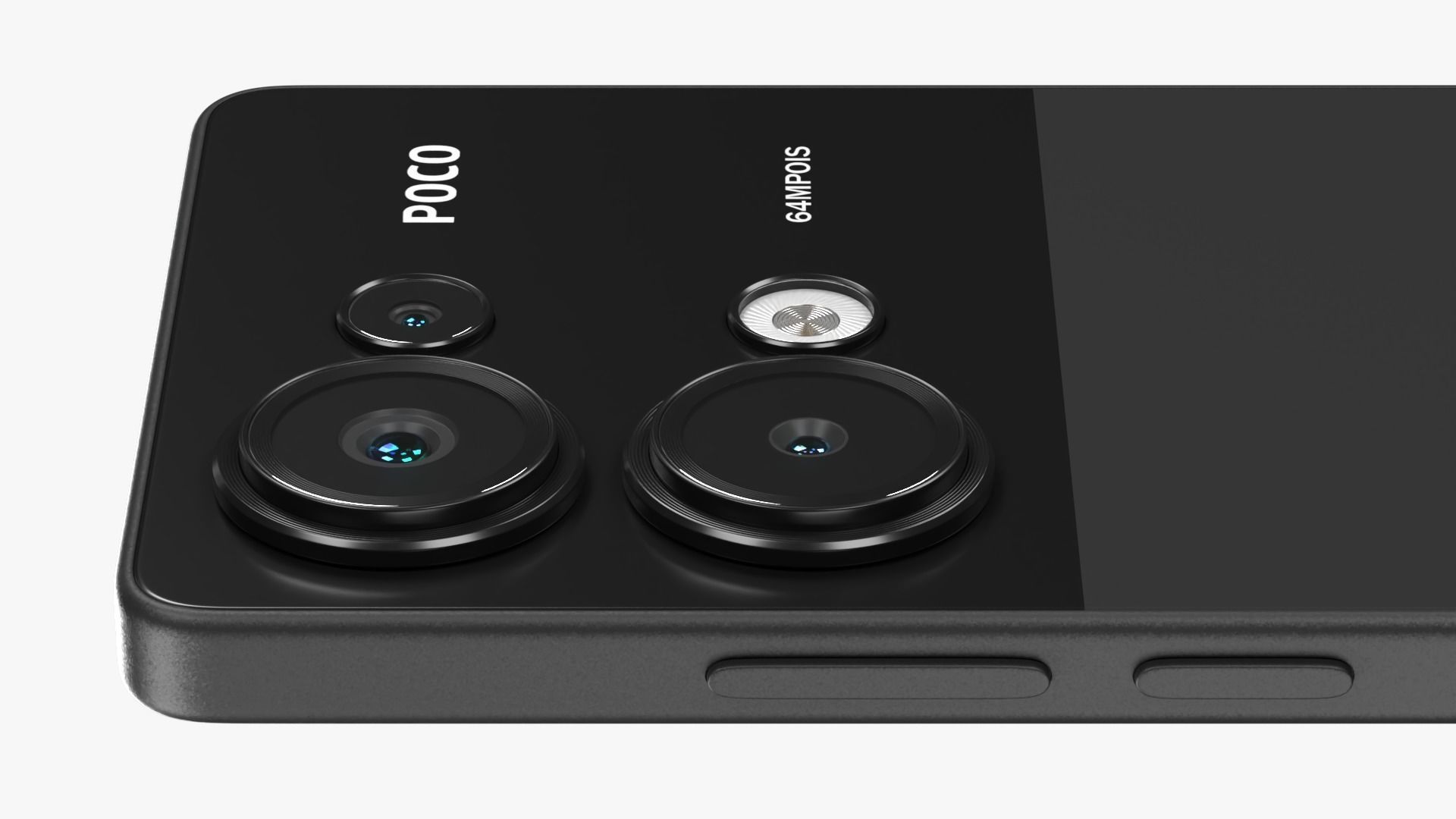 3D model POCO M6 Pro Black VR / AR / low-poly | CGTrader