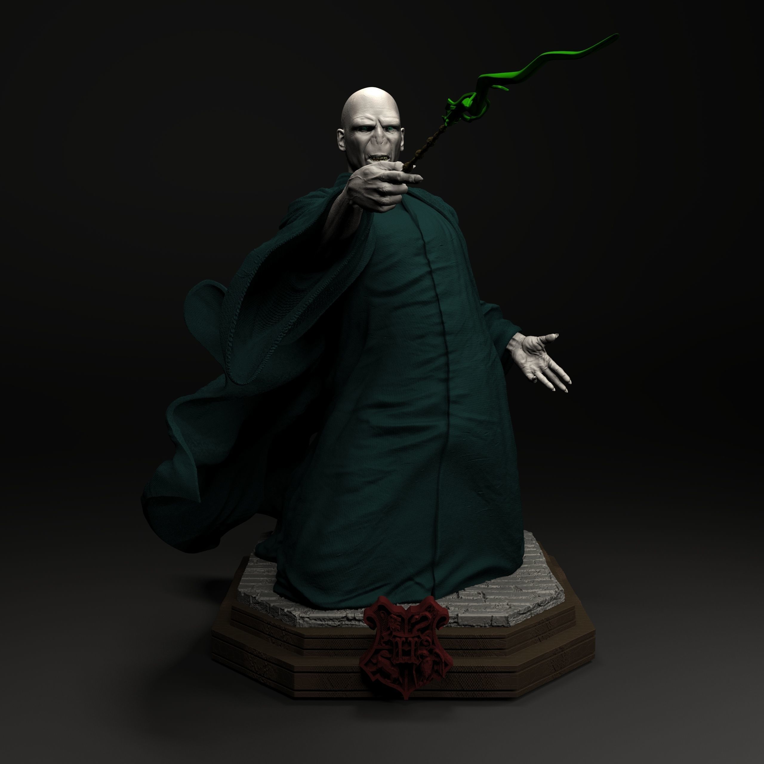 Lord Voldemort movie harry potter 3D model 3D printable | CGTrader