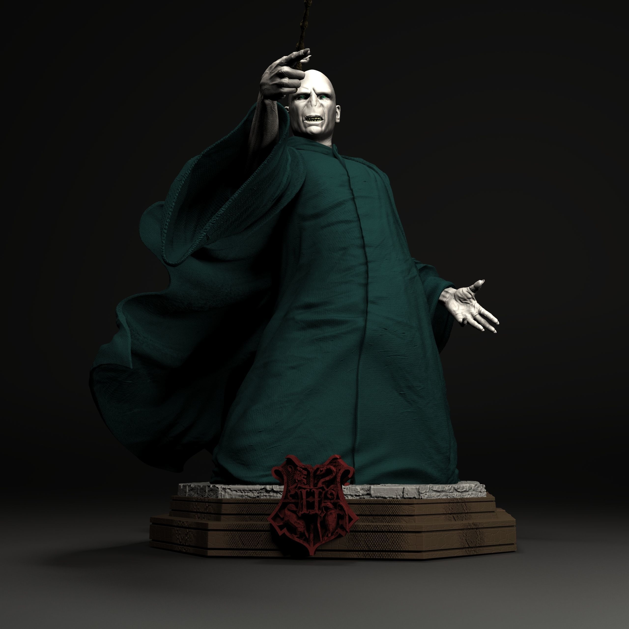 Lord Voldemort movie harry potter 3D model 3D printable | CGTrader