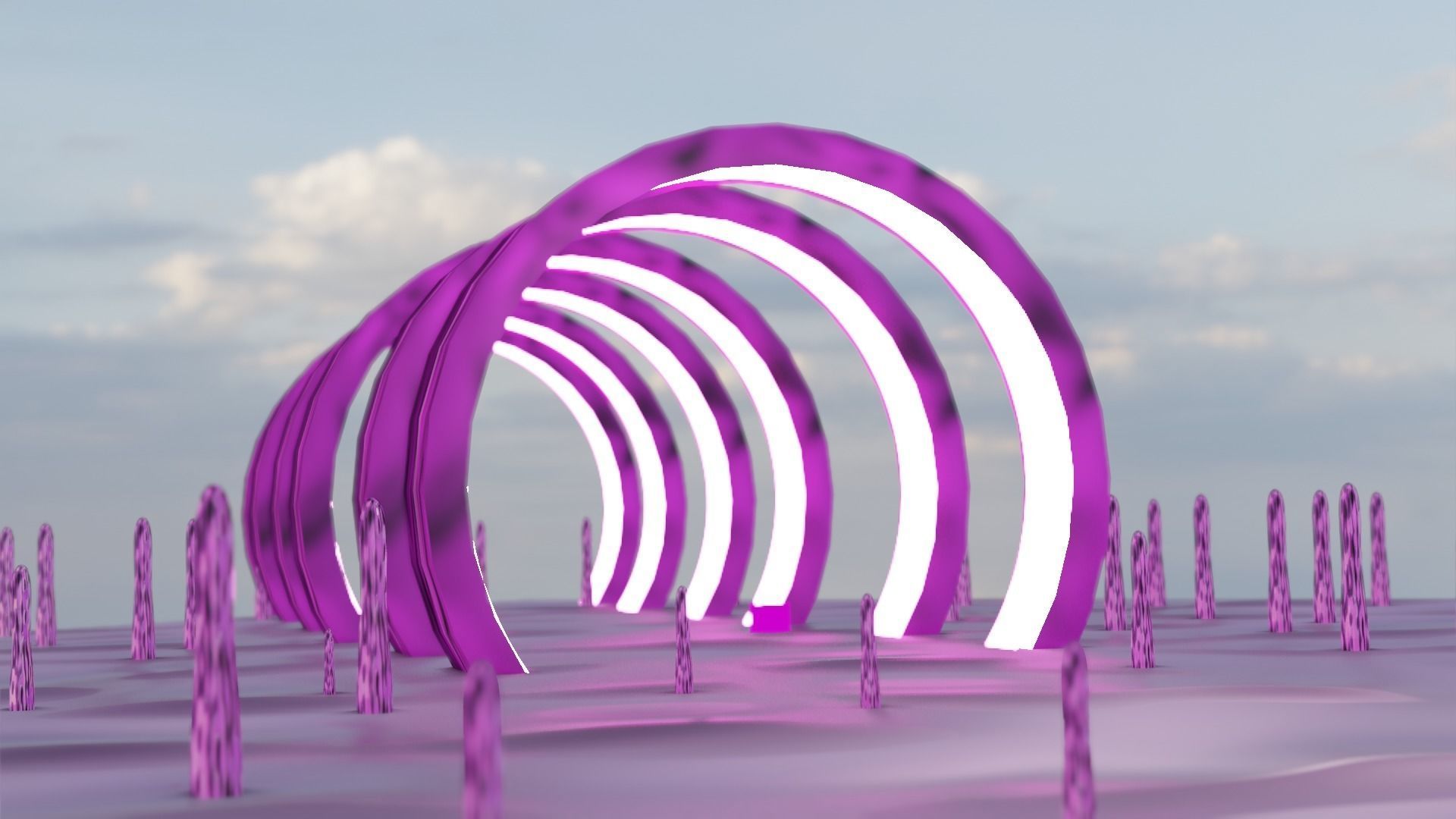 Simple environment design 3D model 3D printable | CGTrader