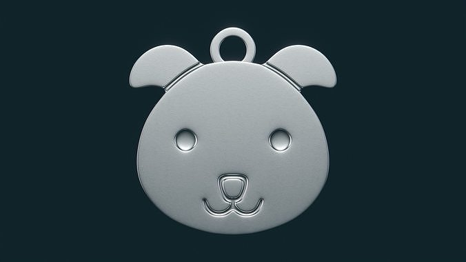 Dog Pendant 3D model 3D printable | CGTrader