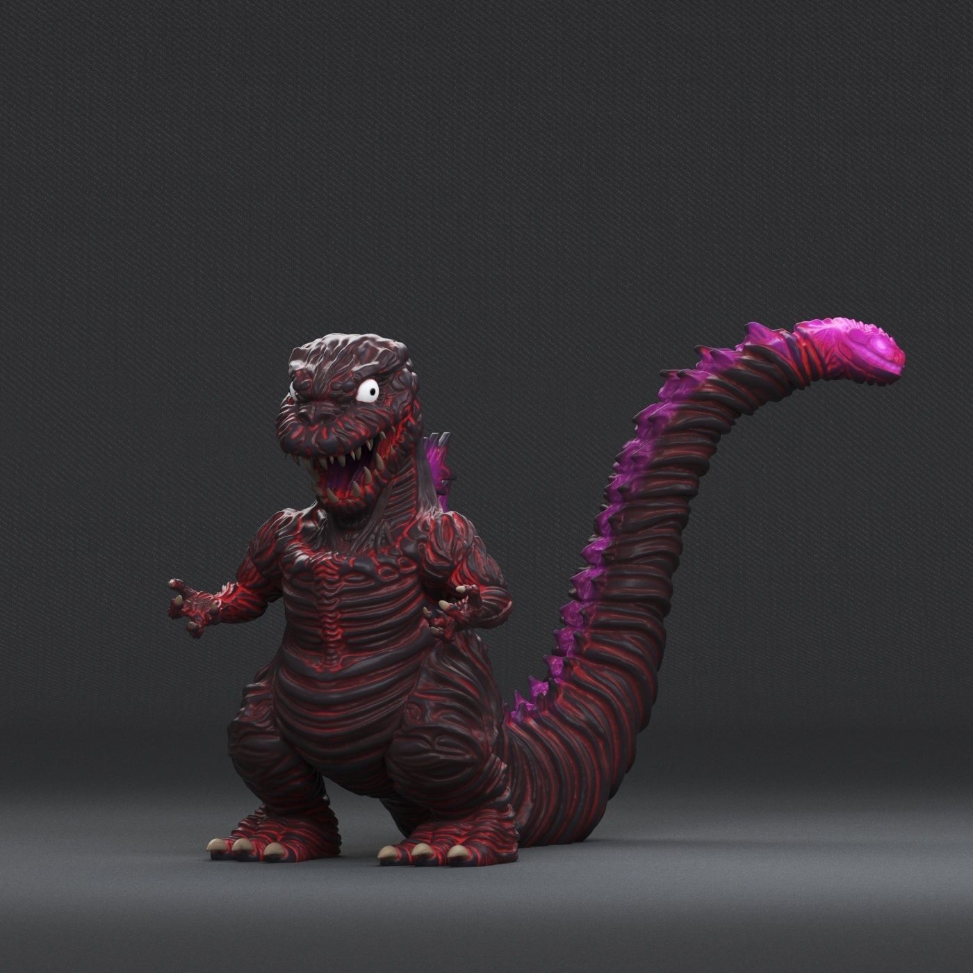 SHIN GODZILLA CHIBI 3D model 3D printable | CGTrader