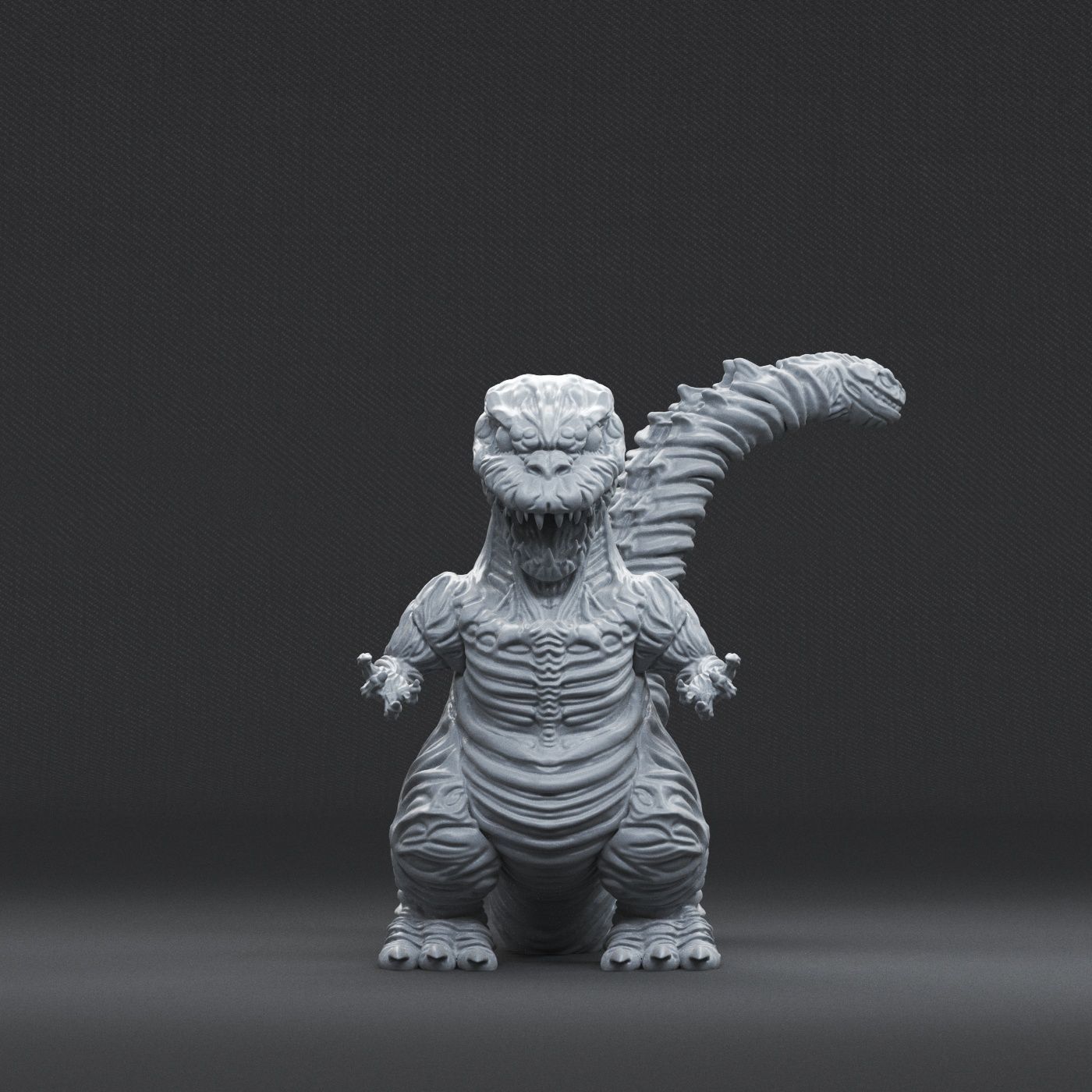 SHIN GODZILLA CHIBI 3D model 3D printable | CGTrader
