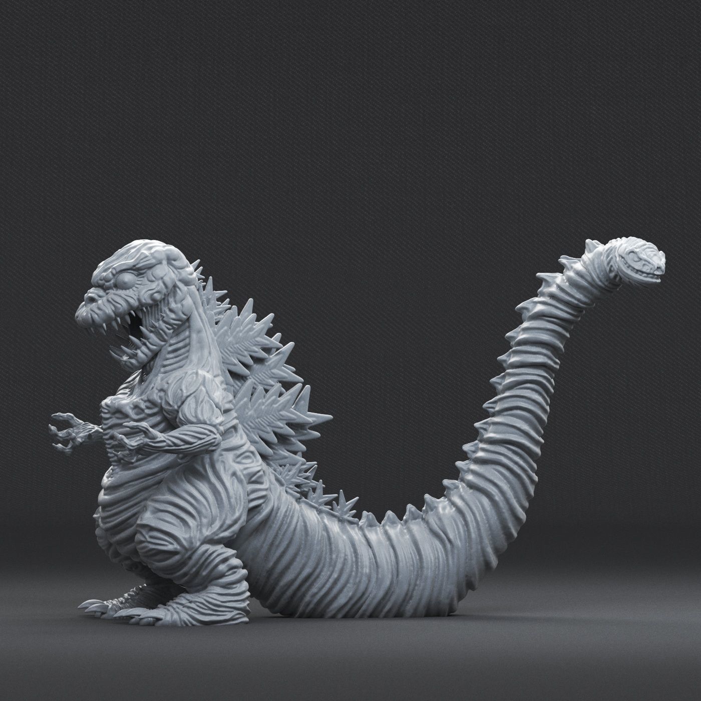 SHIN GODZILLA CHIBI 3D model 3D printable | CGTrader