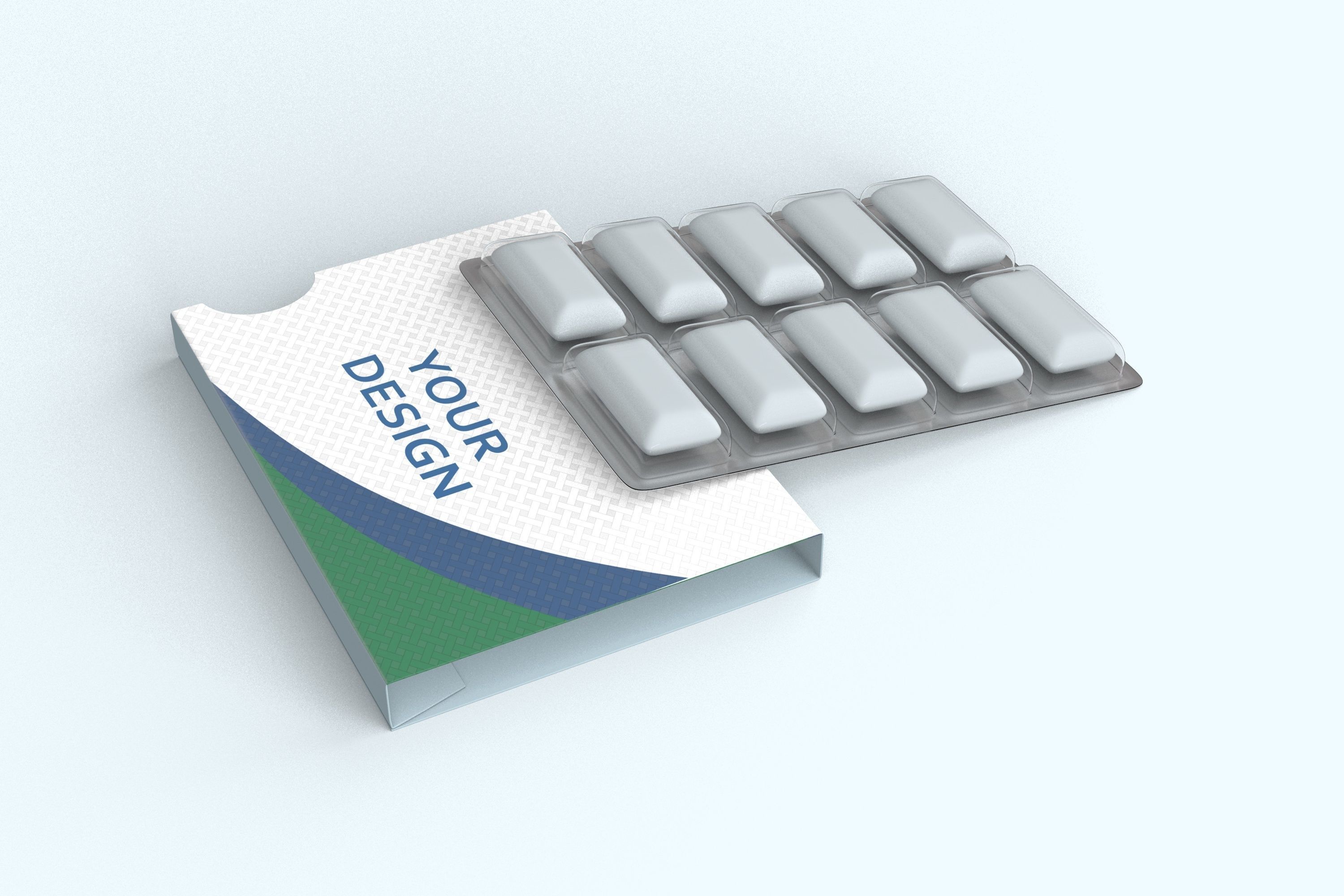 Chewing Gum Box 3D model | CGTrader