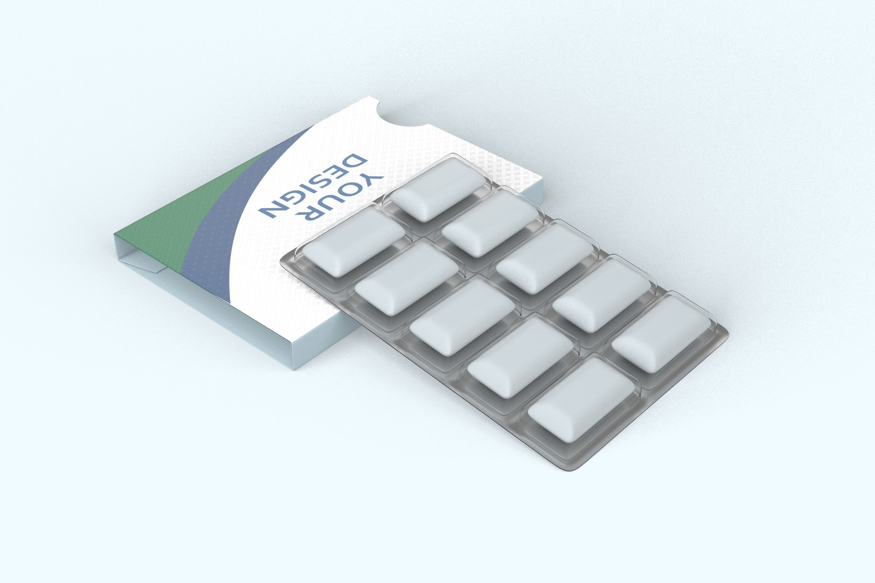 Chewing Gum Box 3D model | CGTrader