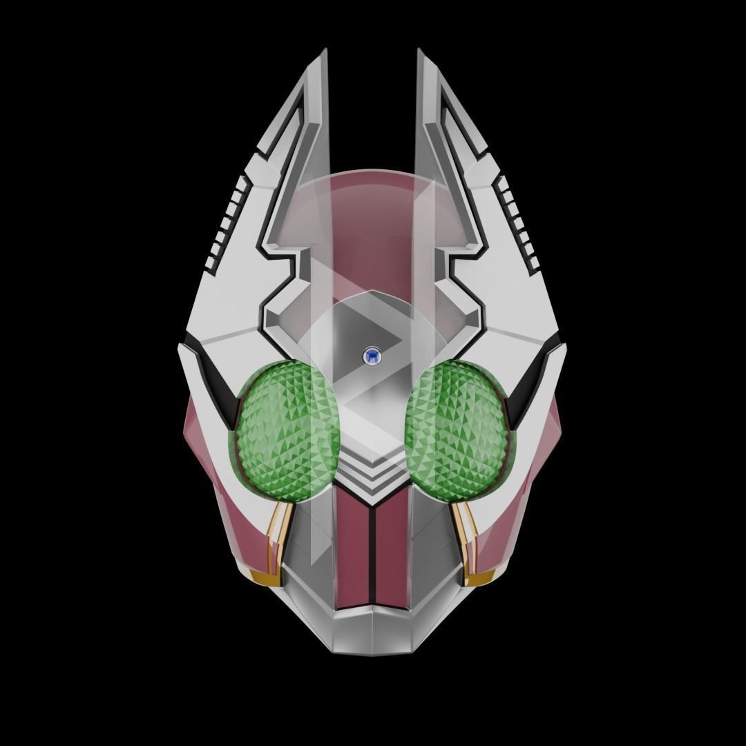 Kamen Rider Garren Helmet 3D model 3D printable | CGTrader