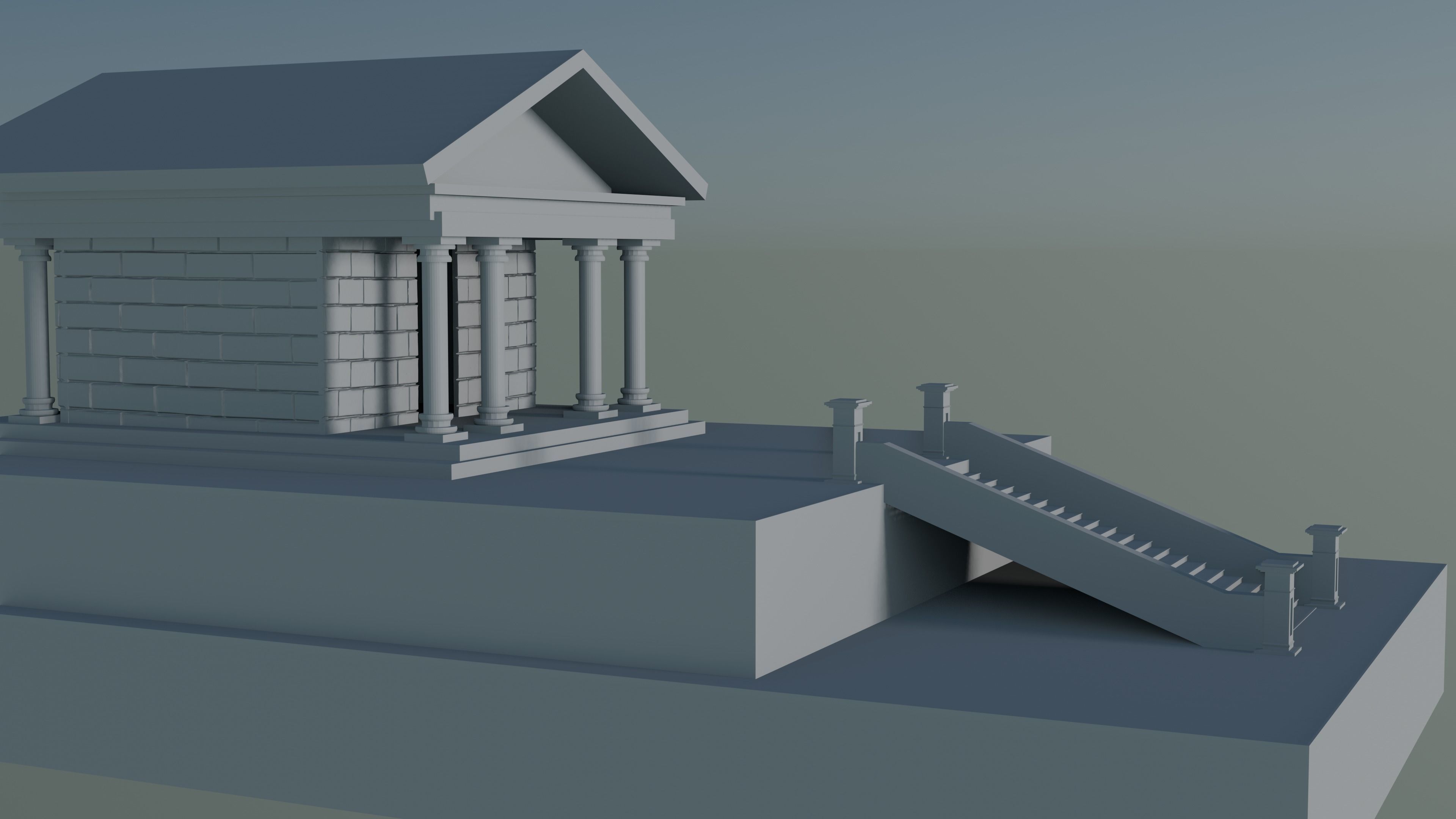 3D Model of the Temple of Athena 3D model 3D printable | CGTrader