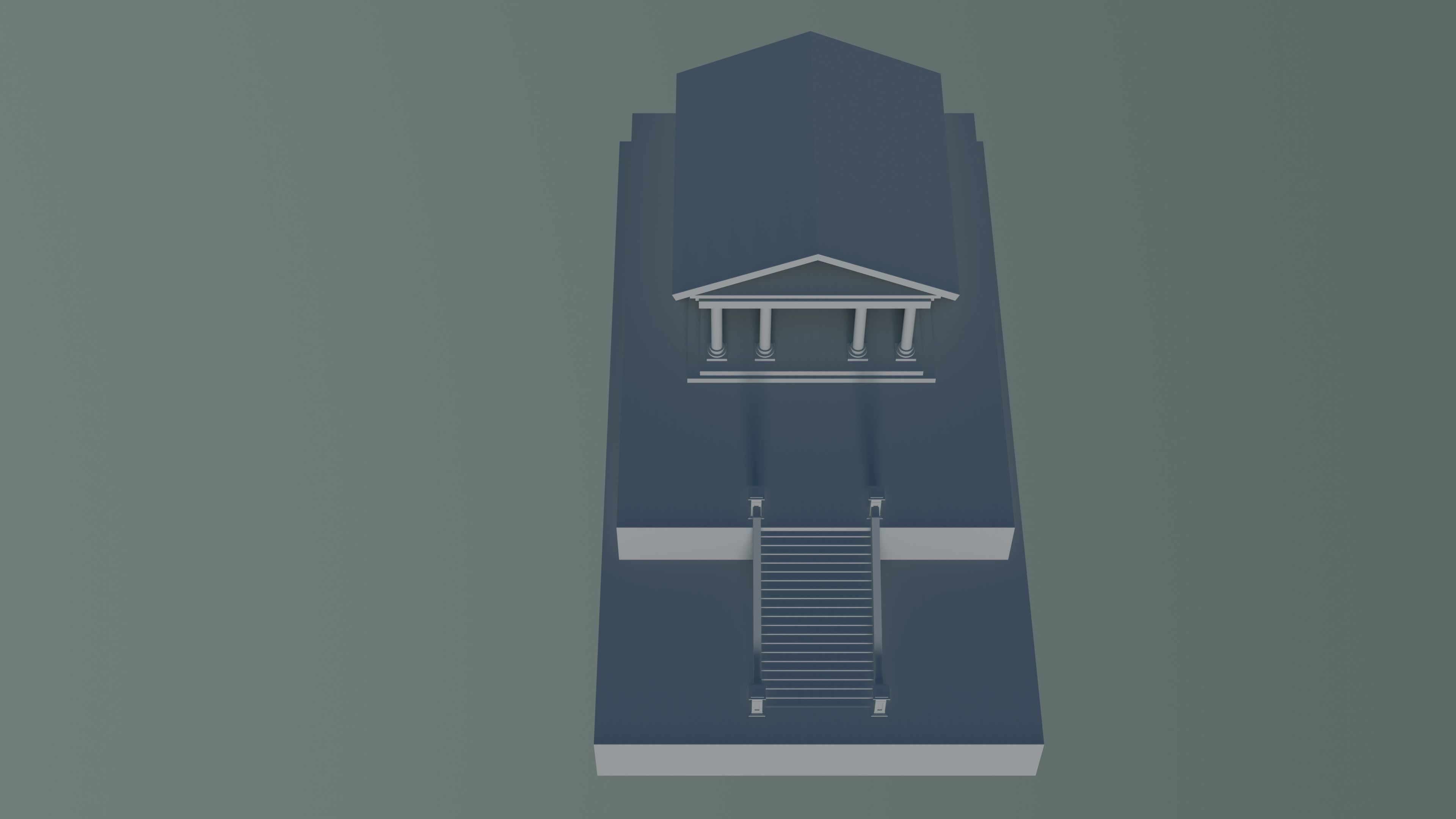 3D Model of the Temple of Athena 3D model 3D printable | CGTrader