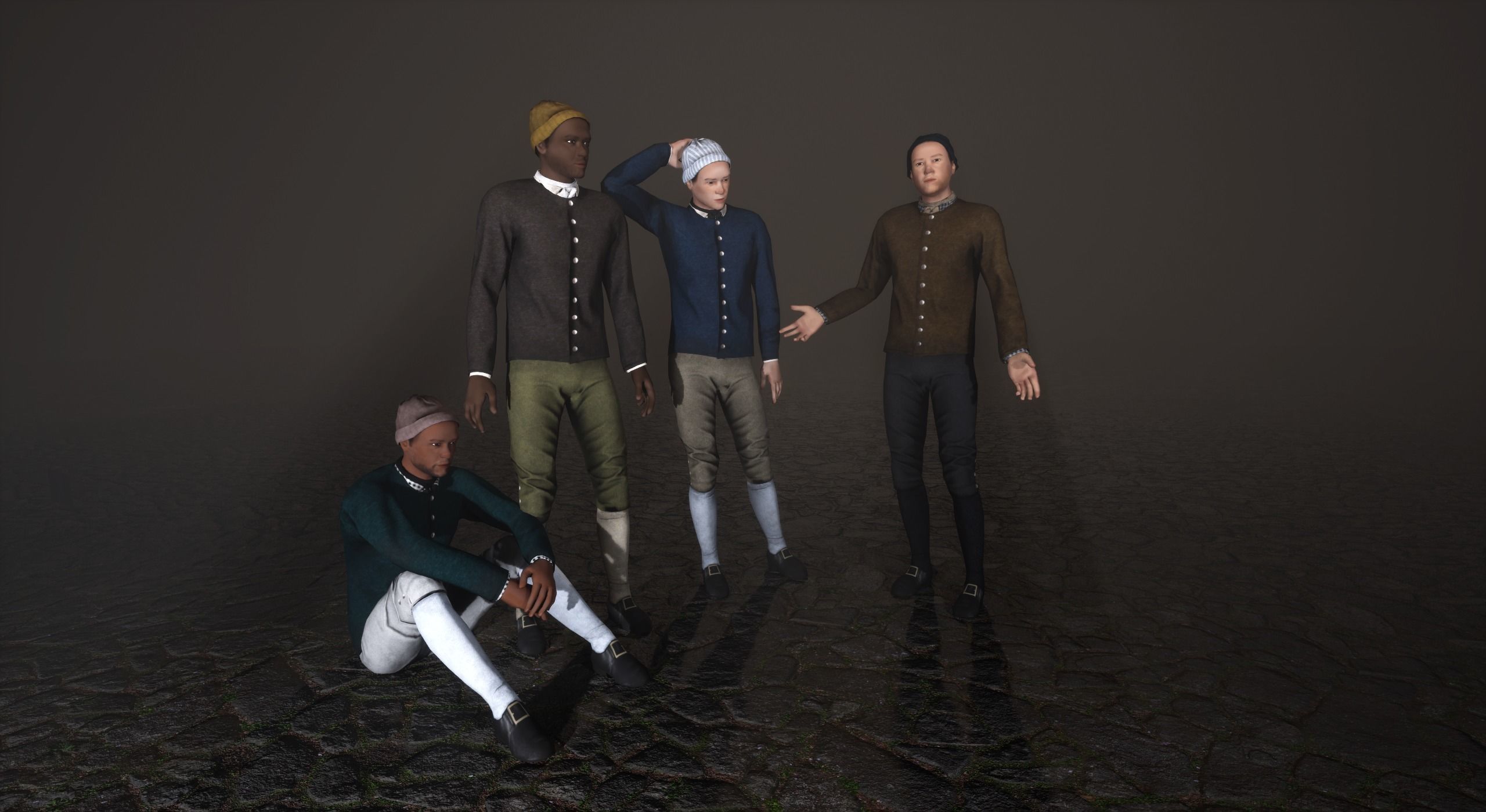 3D model Working Class Man VR / AR / low-poly | CGTrader