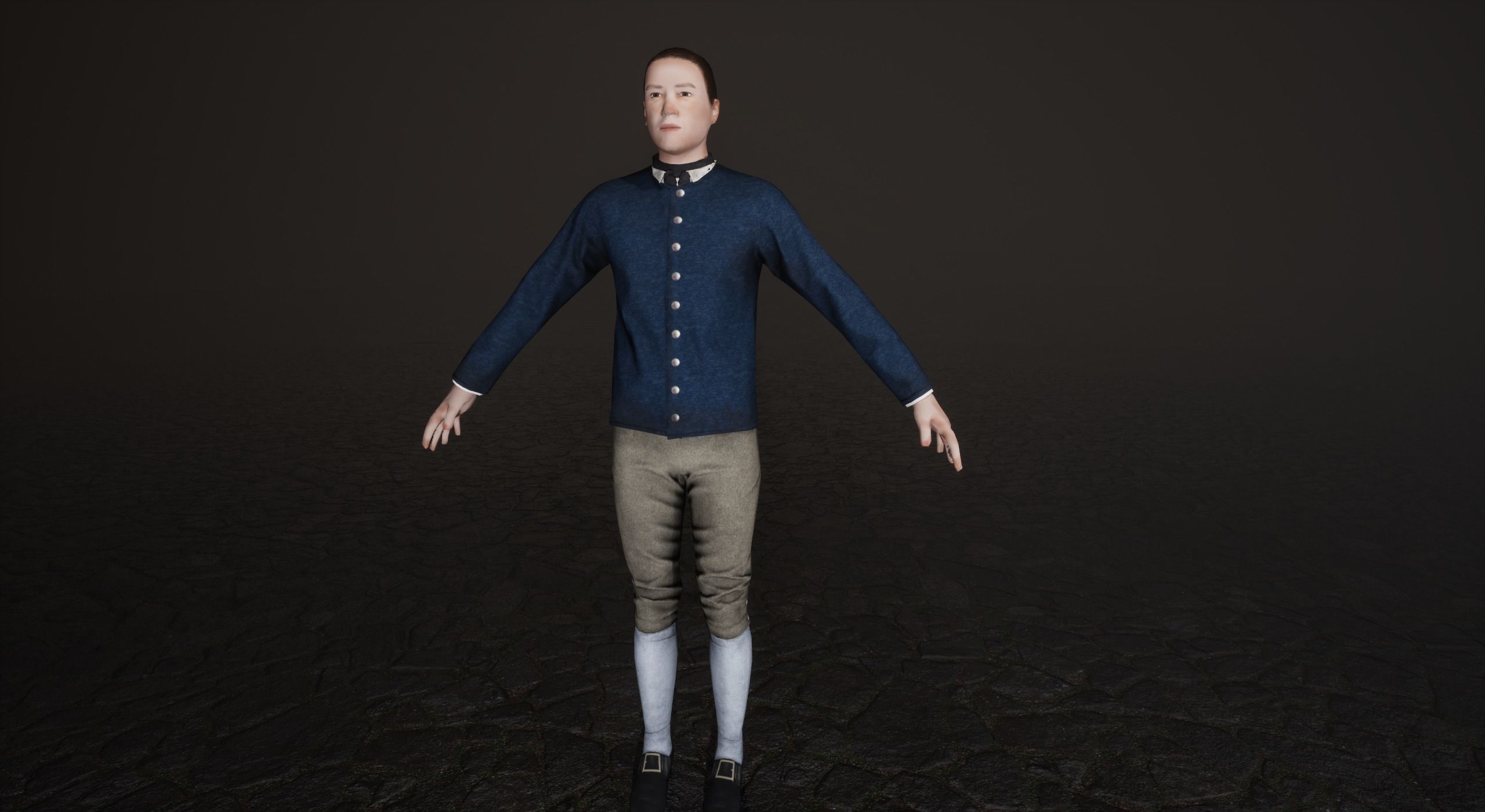 3D model Working Class Man VR / AR / low-poly | CGTrader