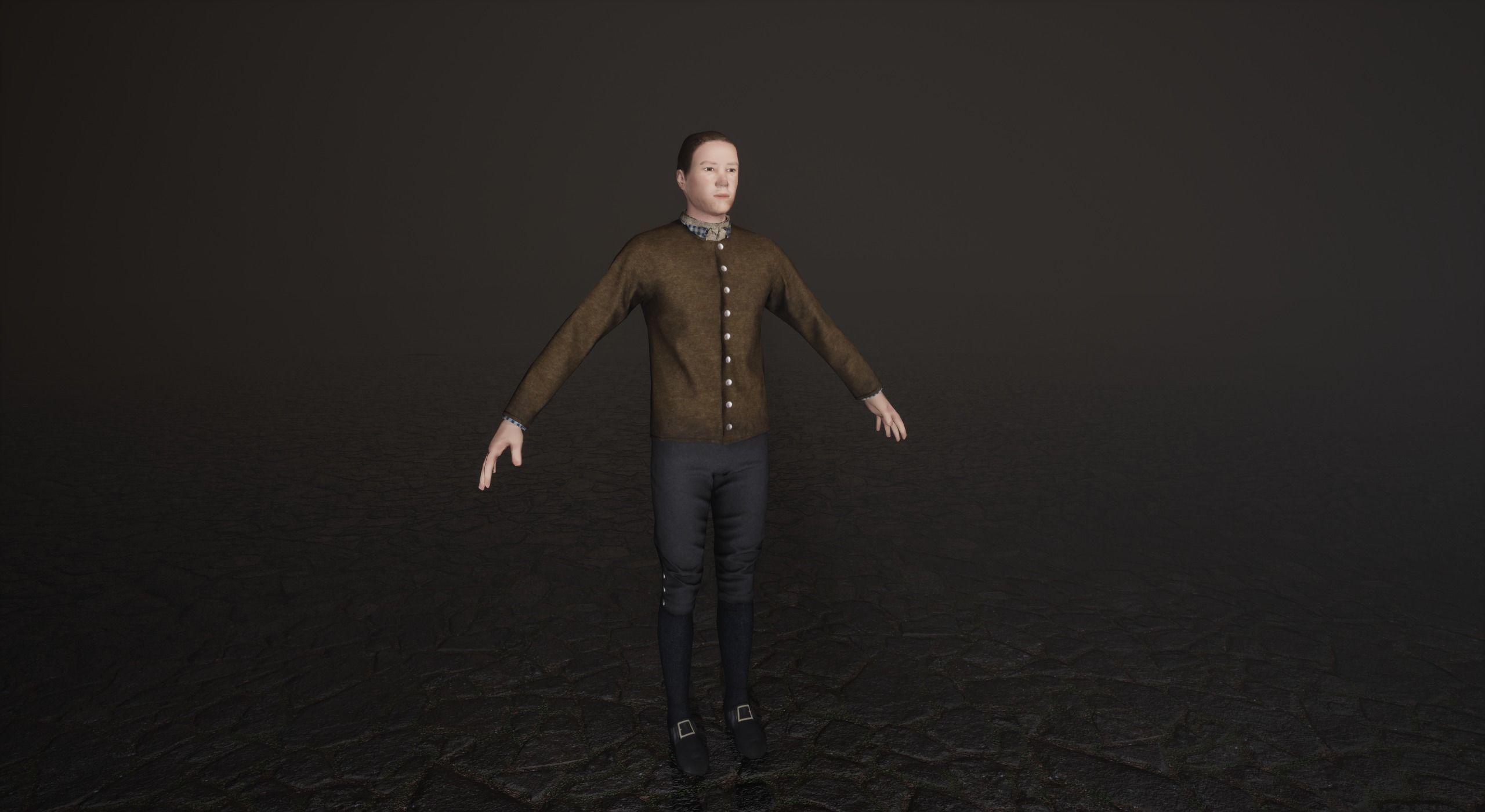 3D model Working Class Man VR / AR / low-poly | CGTrader