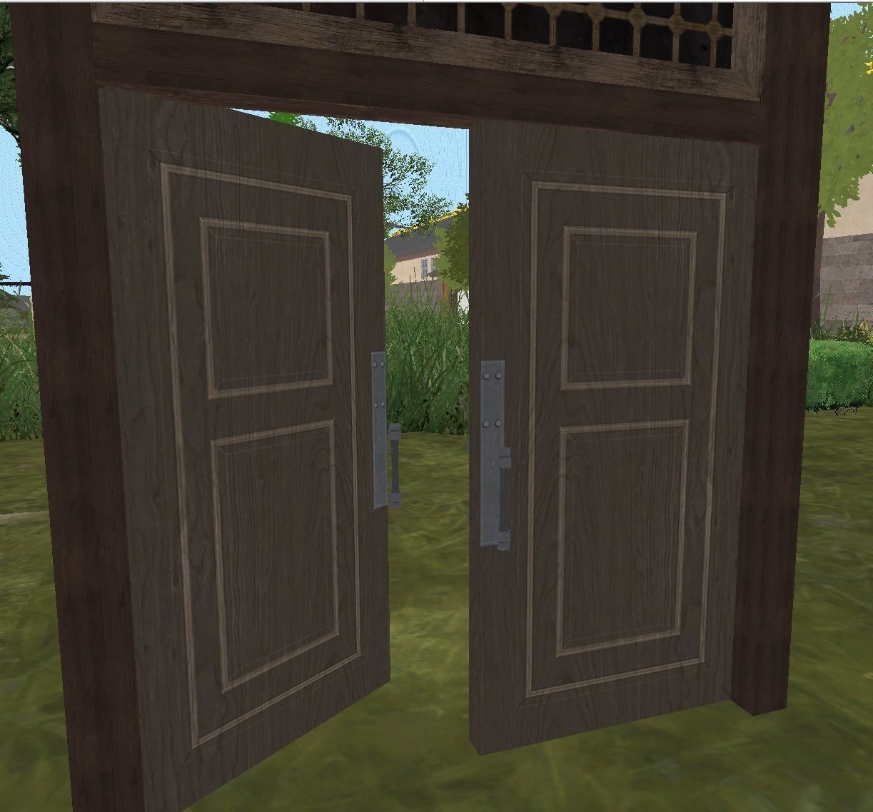 3D model gmod manga wood door VR / AR / low-poly | CGTrader