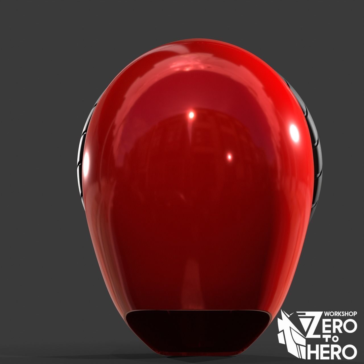 Super sentai Boonboomger Red Ranger Helmet 3D model 3D printable | CGTrader