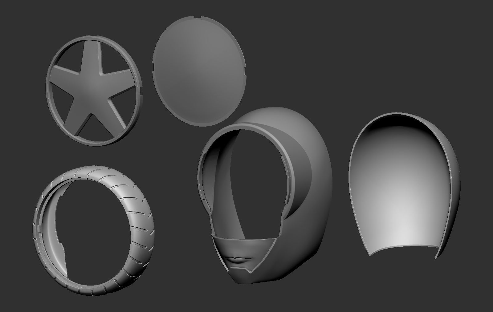 Super sentai Boonboomger Red Ranger Helmet 3D model 3D printable | CGTrader