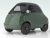 Microlino electric scooter car Khaki 3D model | CGTrader