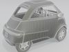 Microlino electric scooter car Khaki 3D model | CGTrader