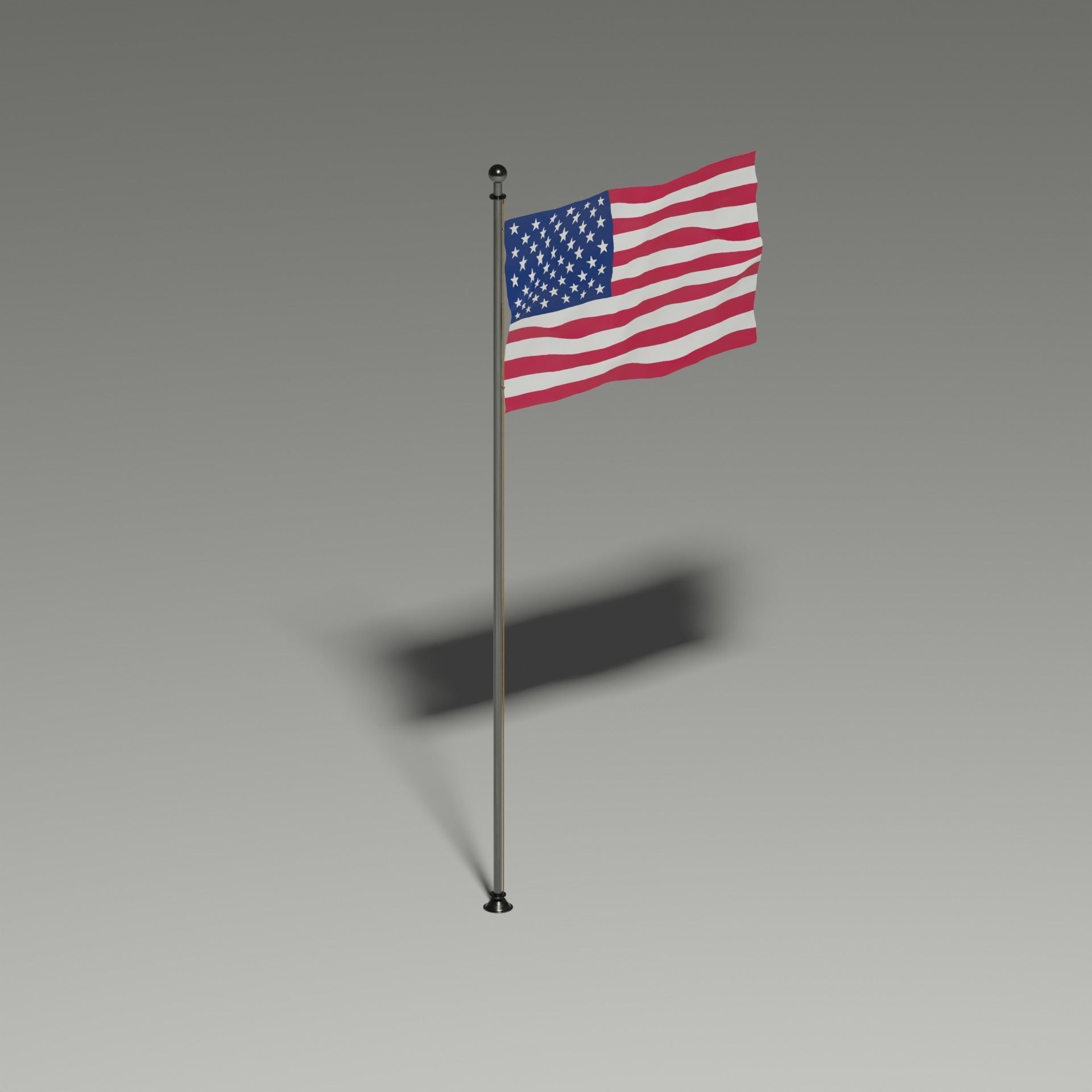Flag of USA free VR / AR / low-poly 3D model | CGTrader