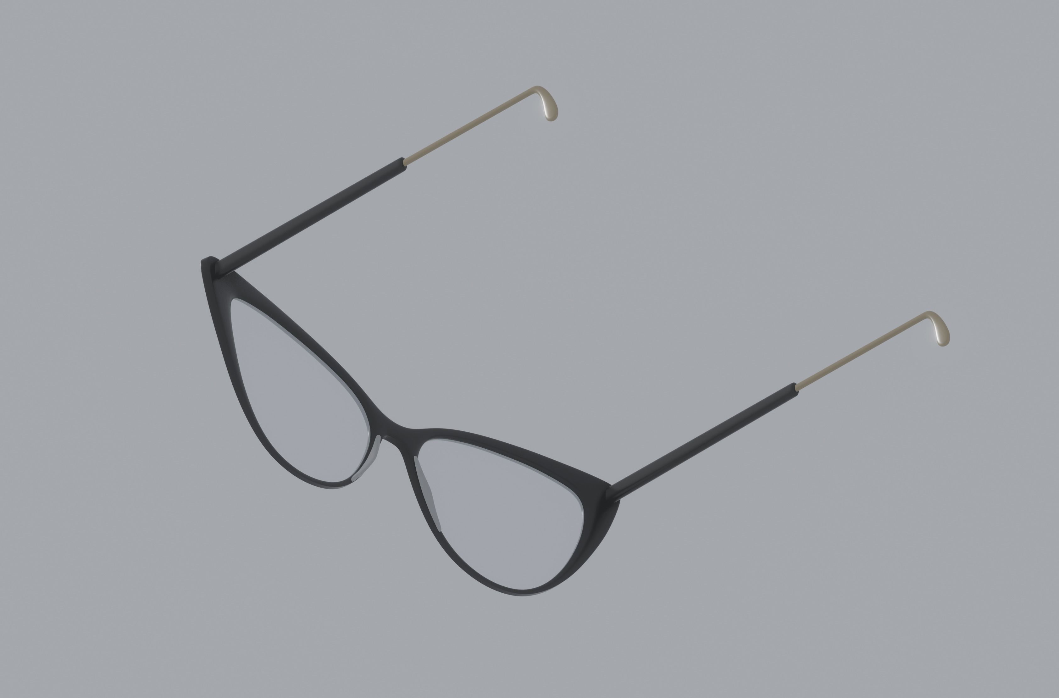 Librarian Glasses 3D model rigged | CGTrader