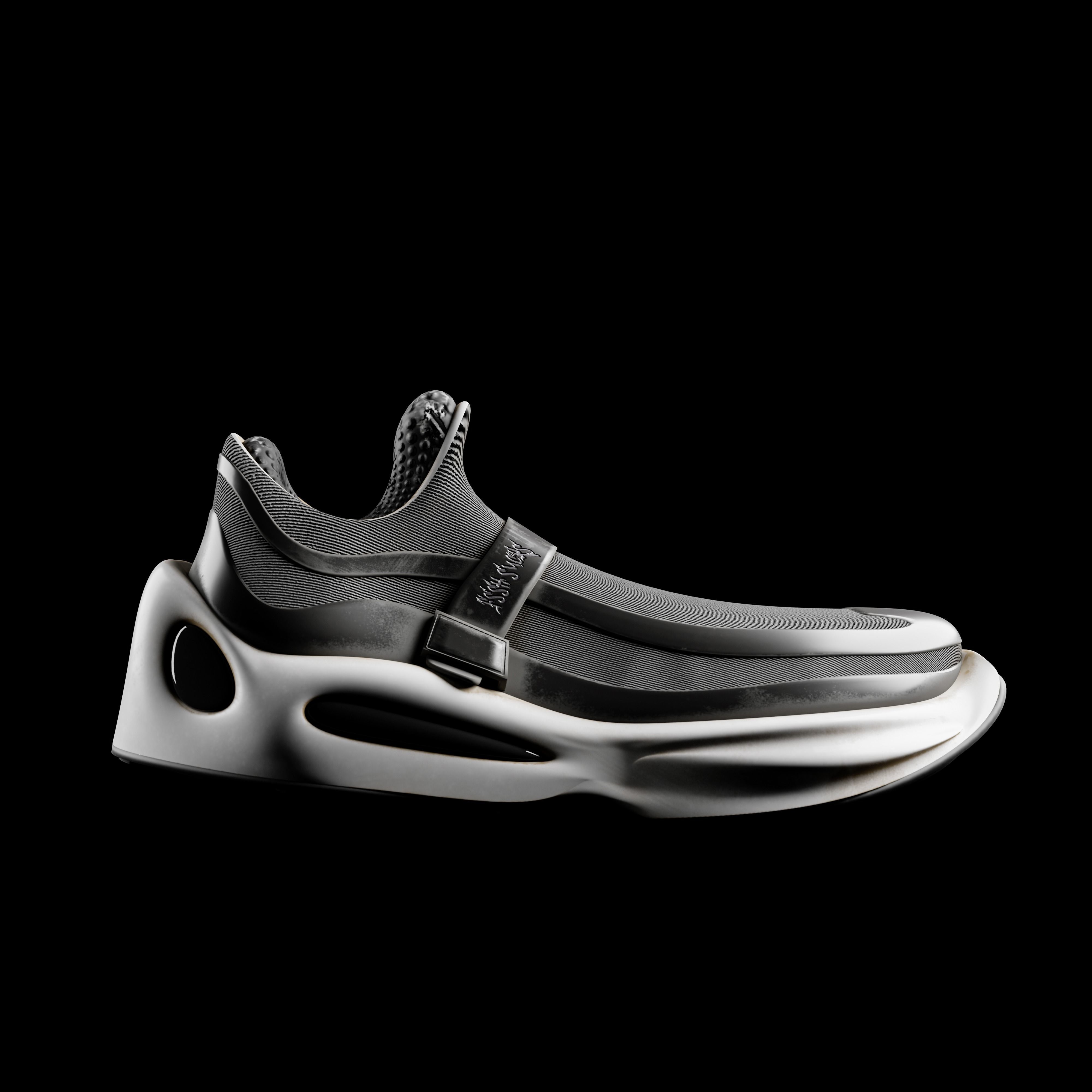 Shoes concept 3D model rigged | CGTrader