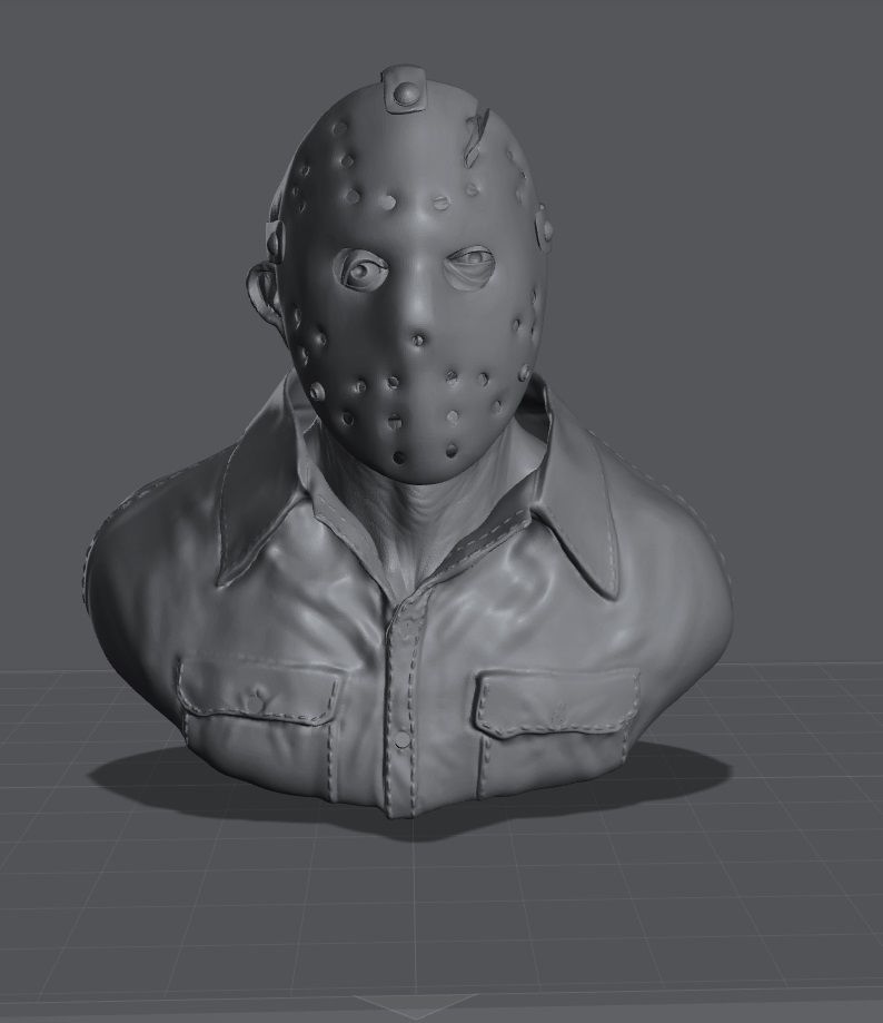 Jason Voorhees the Friday the 13th 3D model 3D printable | CGTrader