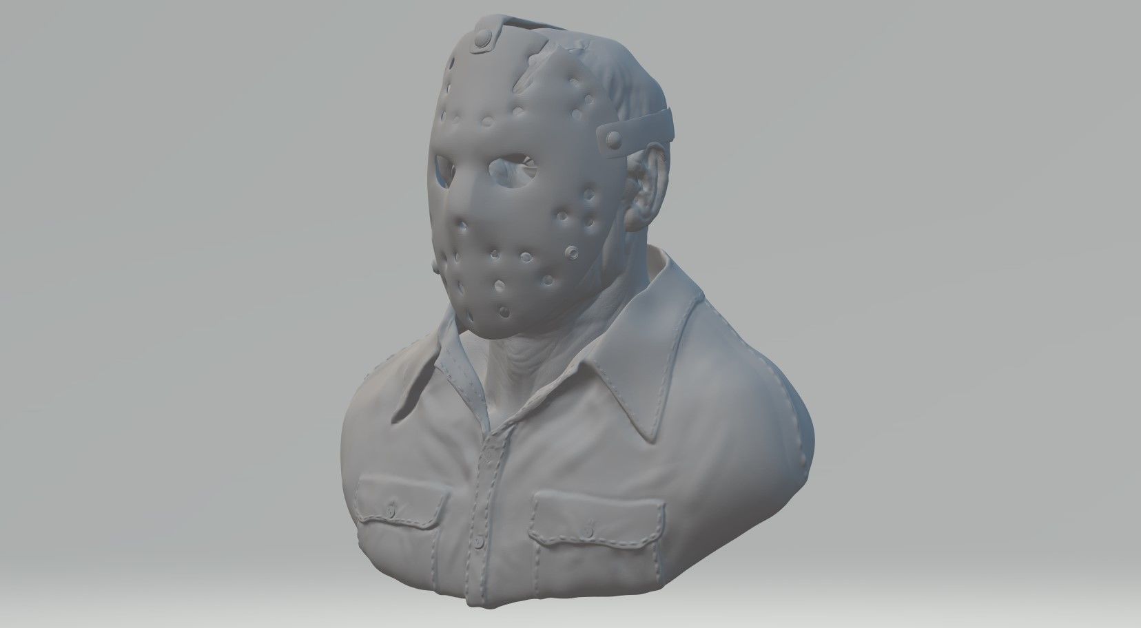 Jason Voorhees the Friday the 13th 3D model 3D printable | CGTrader
