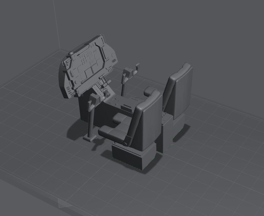 Cockpit helicopter and plane 3D model 3D printable | CGTrader